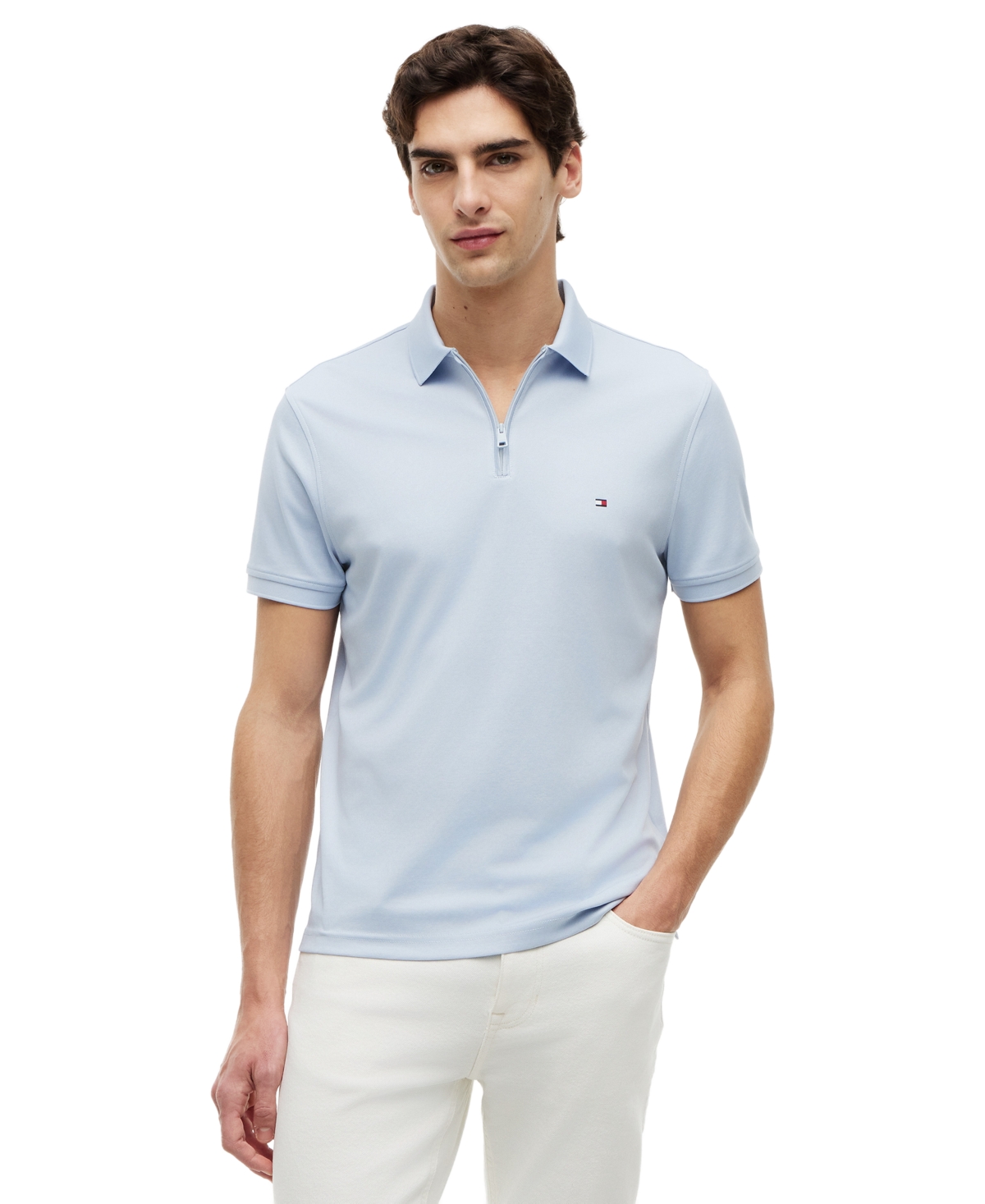 Click here for Tommy Hilfiger Mens Regular-Fit Polo Shirt - Breez... prices