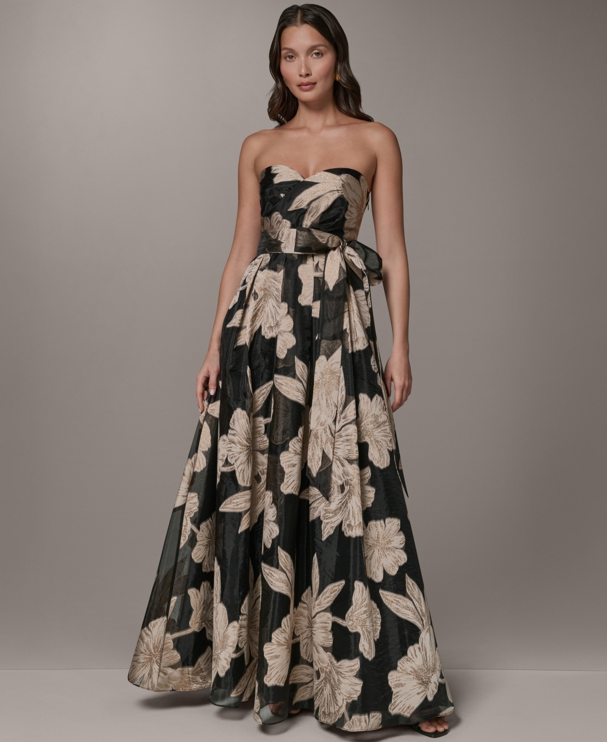 Click here for Donna Karan New York Womens Strapless Floral Long... prices