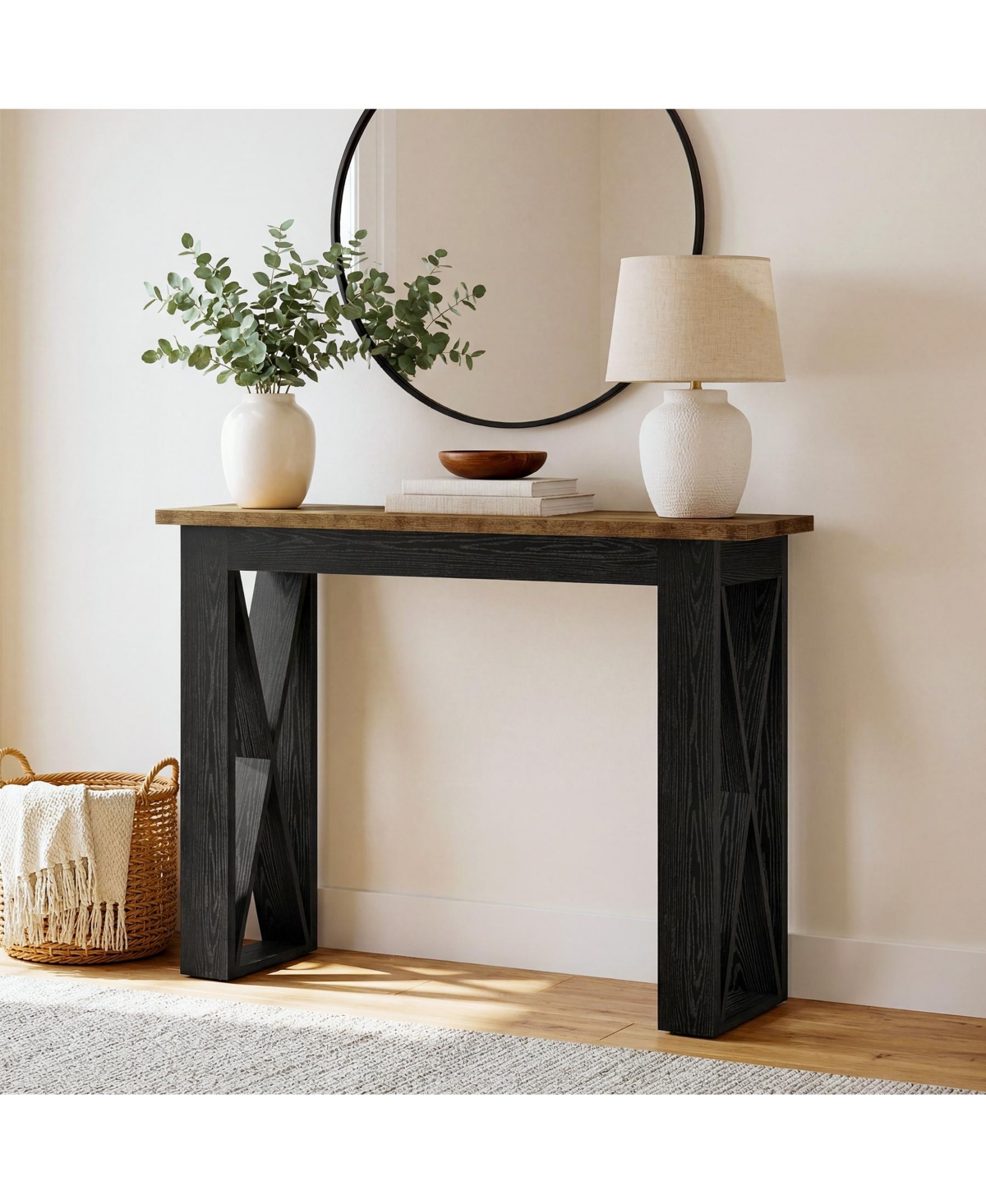 Click here for Tribesigns 41.3 Console Table  Farmhouse Entryway... prices