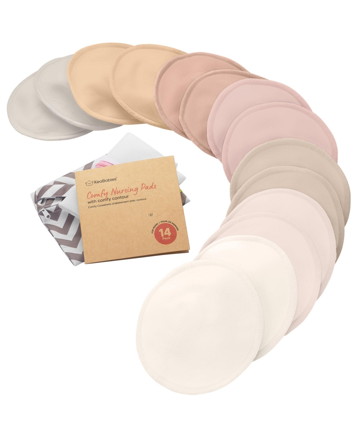Click here for KeaBabies 14pk Organic Nursing Pads  Washable Brea... prices