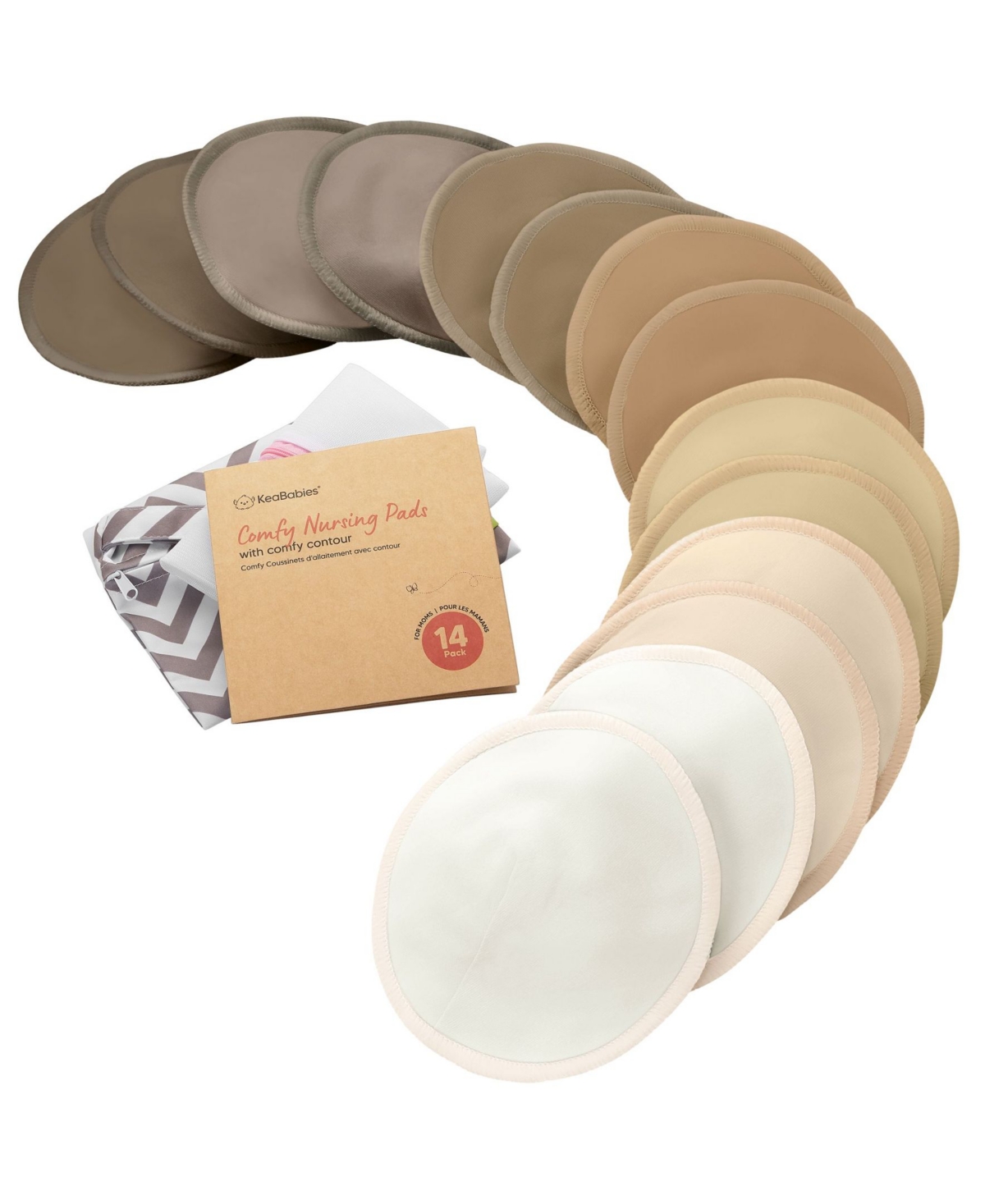 Click here for KeaBabies 14pk Organic Nursing Pads  Washable Brea... prices