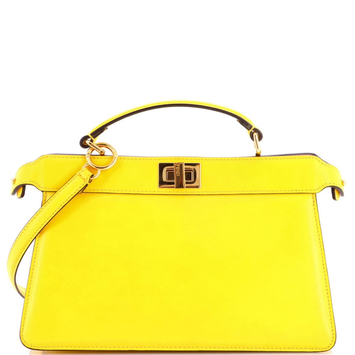 Click here for Pre-Owned Fendi East West Peekaboo ISeeU Bag Leath... prices