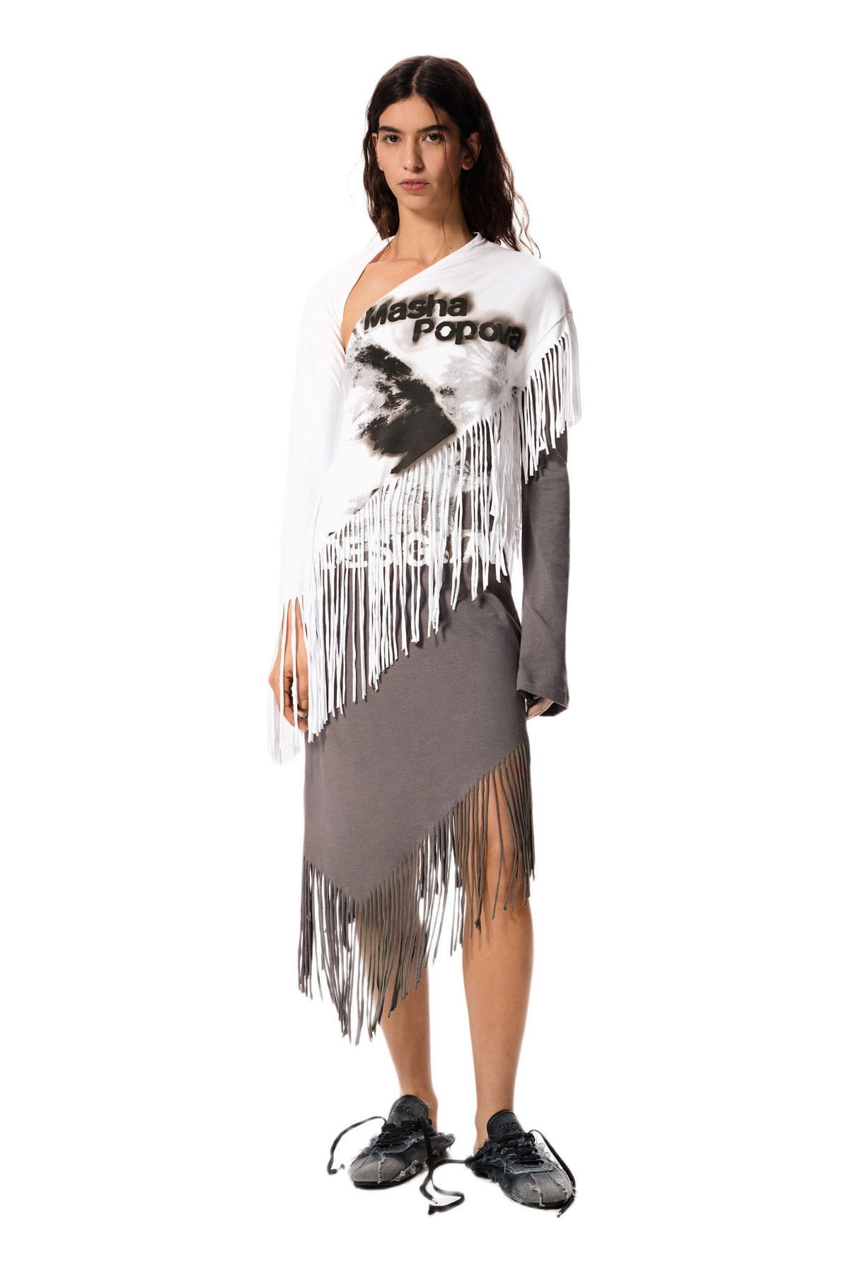 Click here for Desigual Womens Asymmetric Dress Masha Popova - Bl... prices