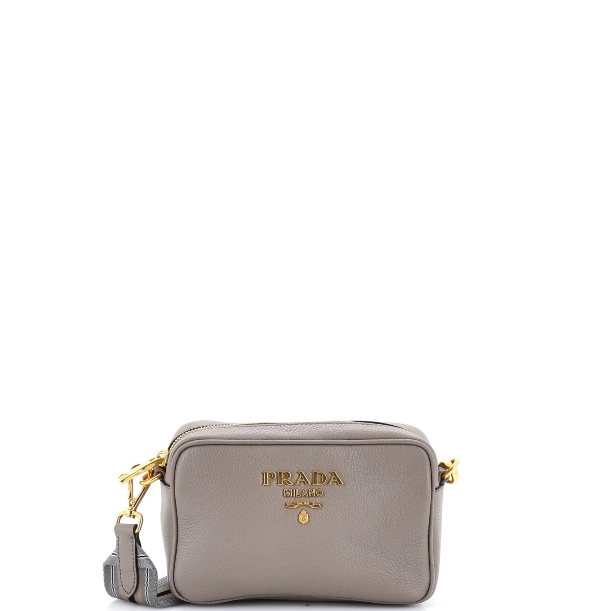 Click here for Pre-Owned Prada Double Zip Camera Bag Vitello Dain... prices