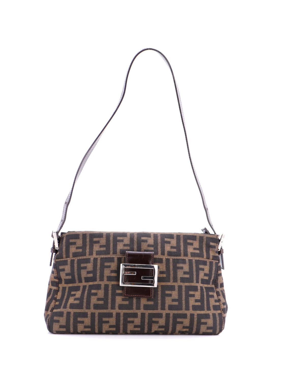 Click here for Pre-Owned Fendi Medium Vintage Shoulder Bag Zucca... prices