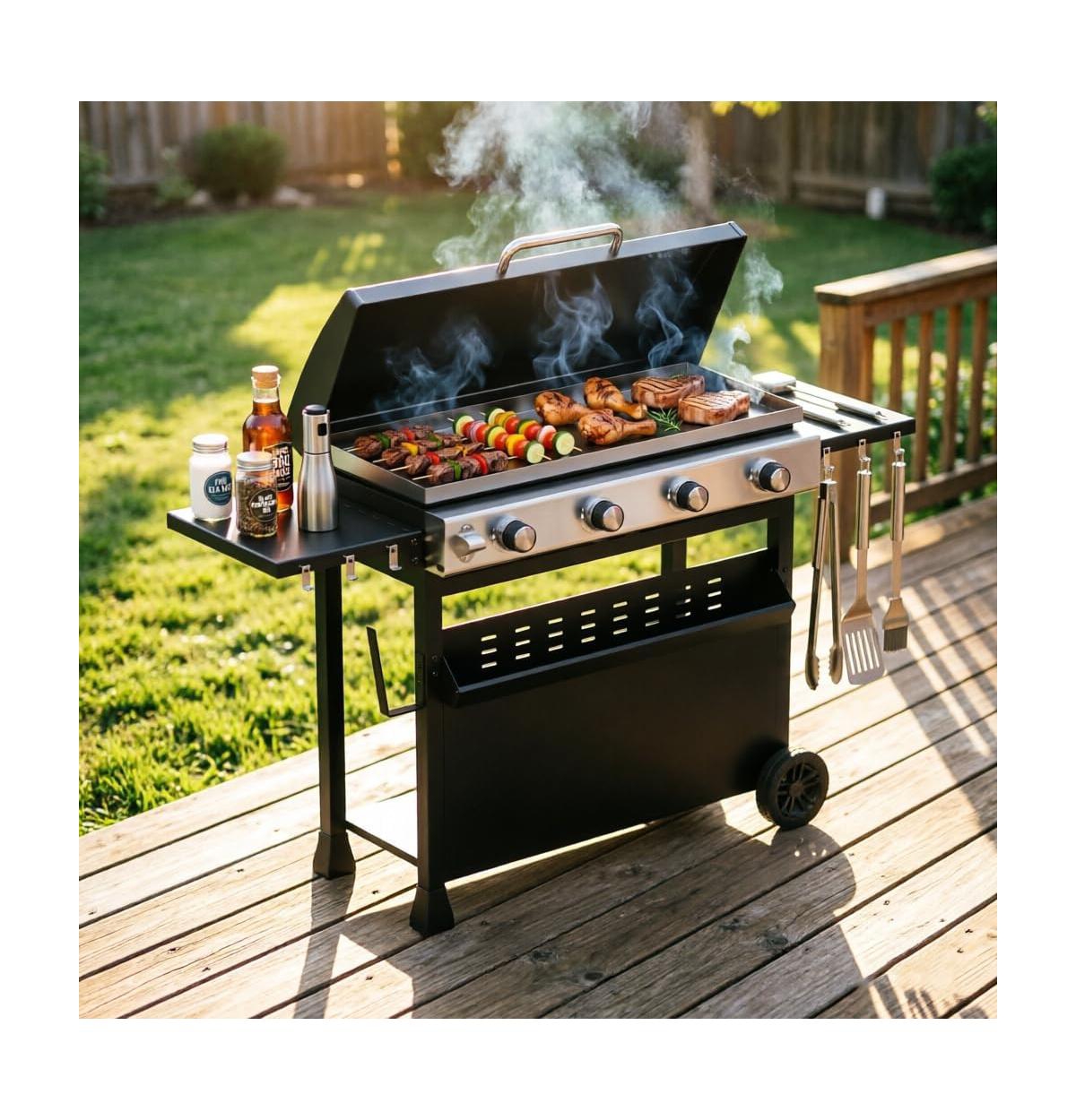 Click here for Xo 4-Burner Propane Gas Grill  32 000 Btu Bbq with... prices