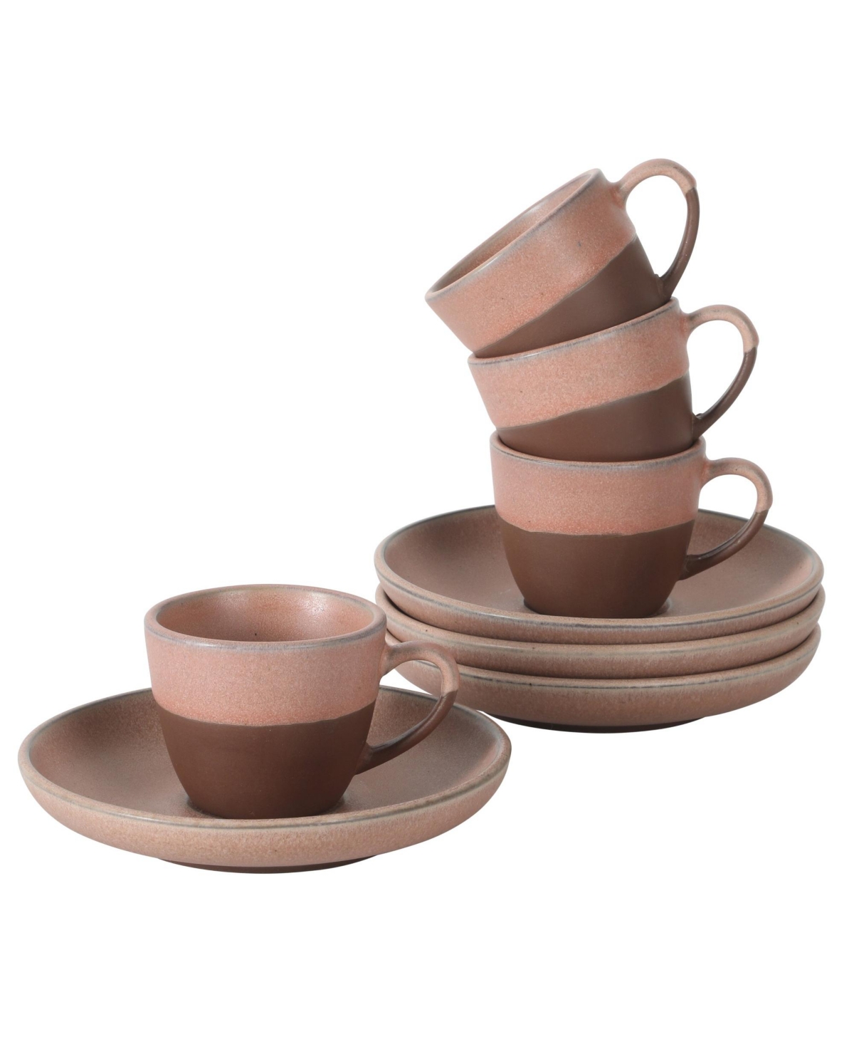 Click here for Gibson Home William Crest 8 Piece Cup and Saucer S... prices