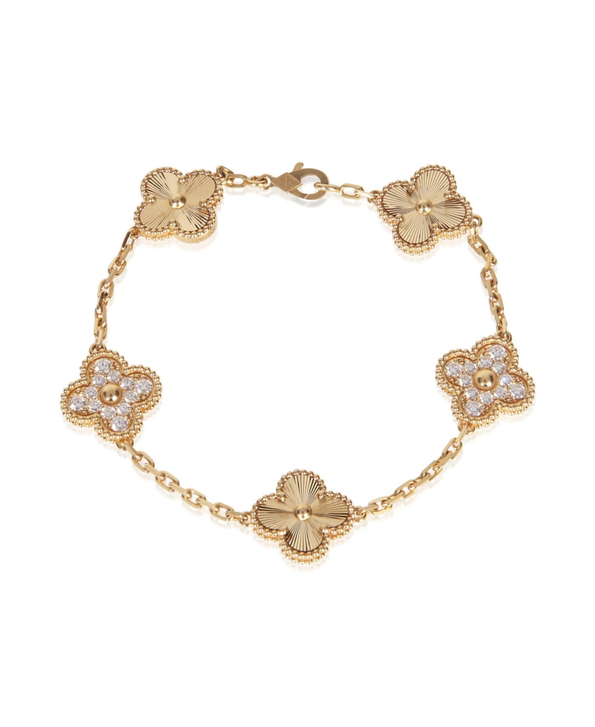 Click here for Pre-Owned Van Cleef and Arpels Yellow Gold Diamond... prices