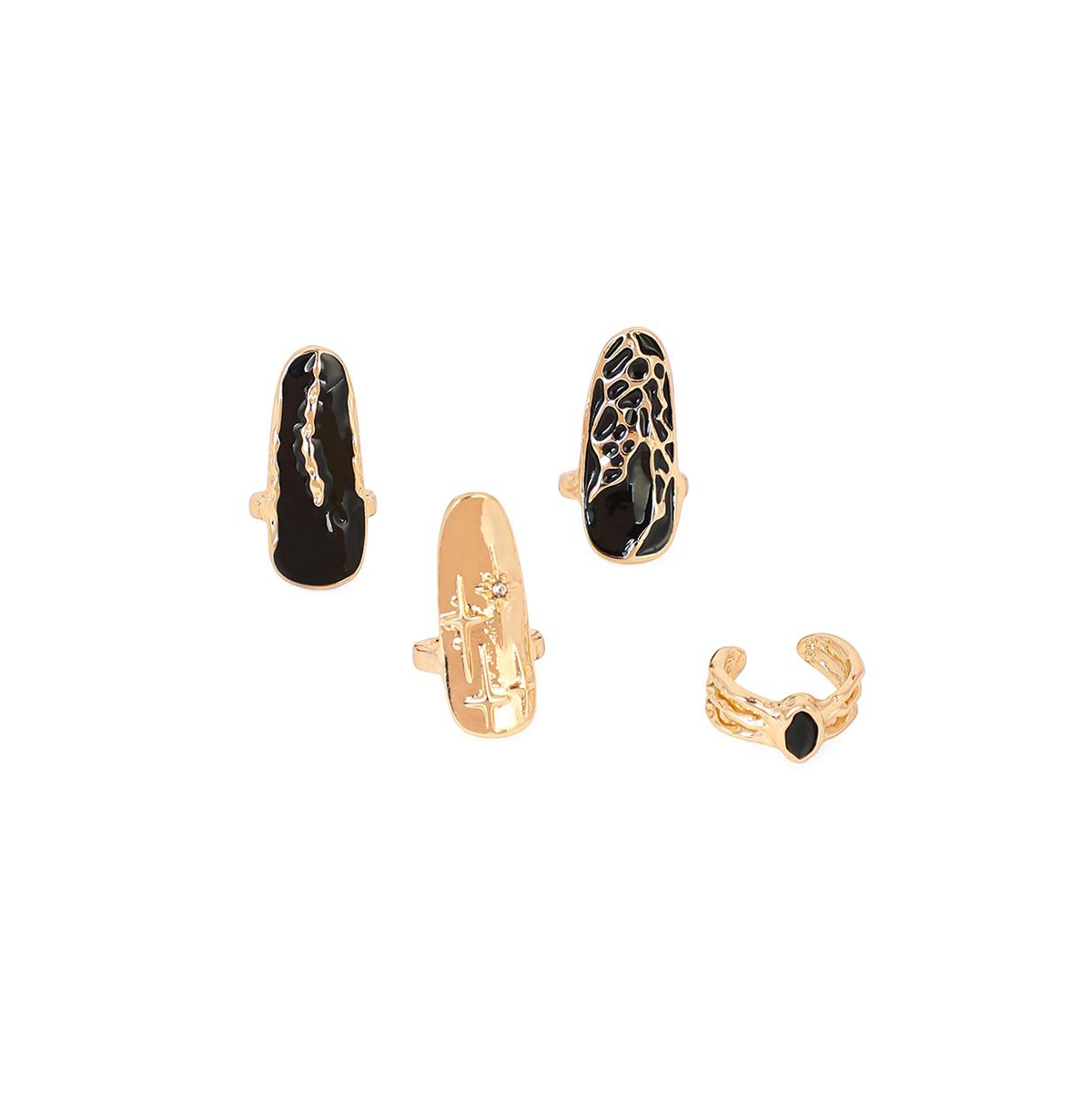 Click here for Sohi Womens The Enamel-Goliath Nail Rings Californ... prices