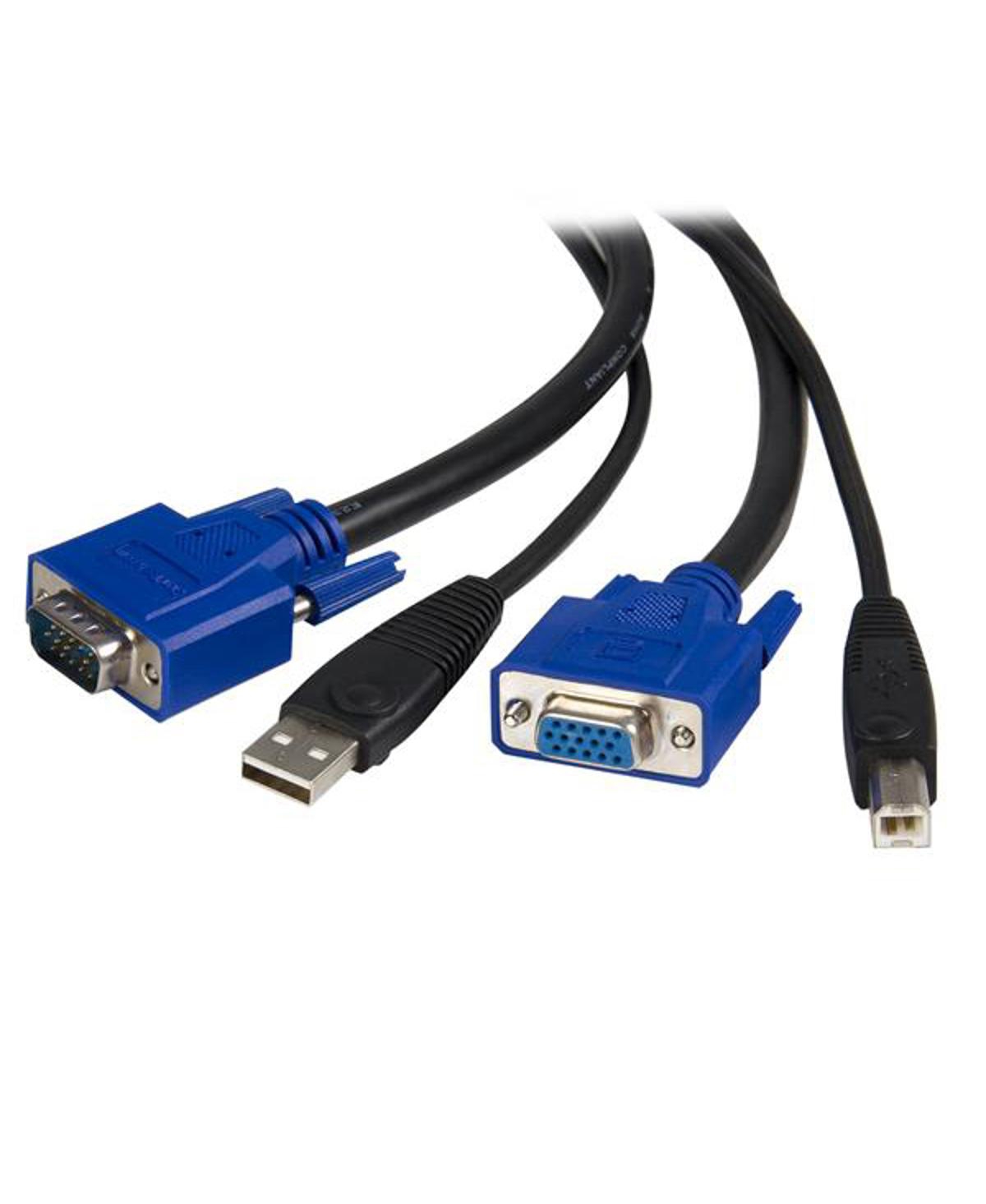 StarTech. com 6 ft. USB+VGA 2-in-1 KVM Switch Cable