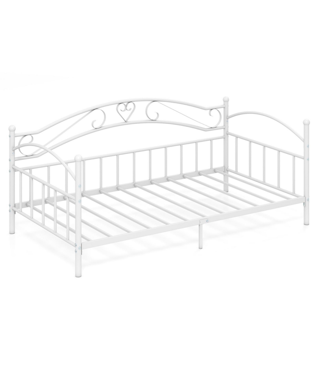 Click here for Gymax Twin Size Metal Daybed Frame with Headboard... prices