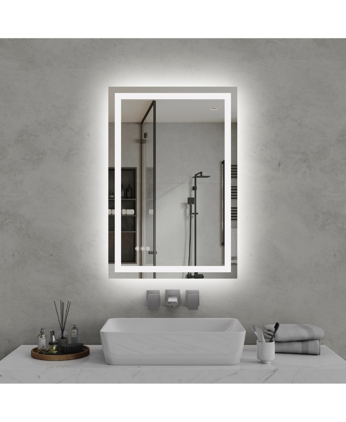 Click here for Rainsken 2436 Led Bathroom Mirror  Anti-fog Vanity... prices