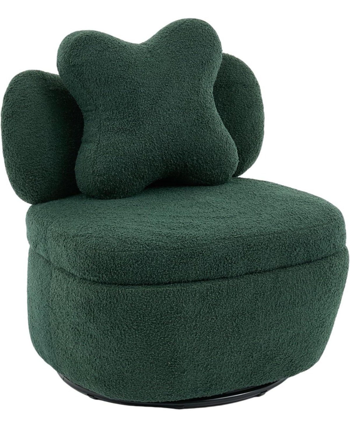 Click here for gaomon Teddy Velvet Swivel Accent Chair with Stora... prices