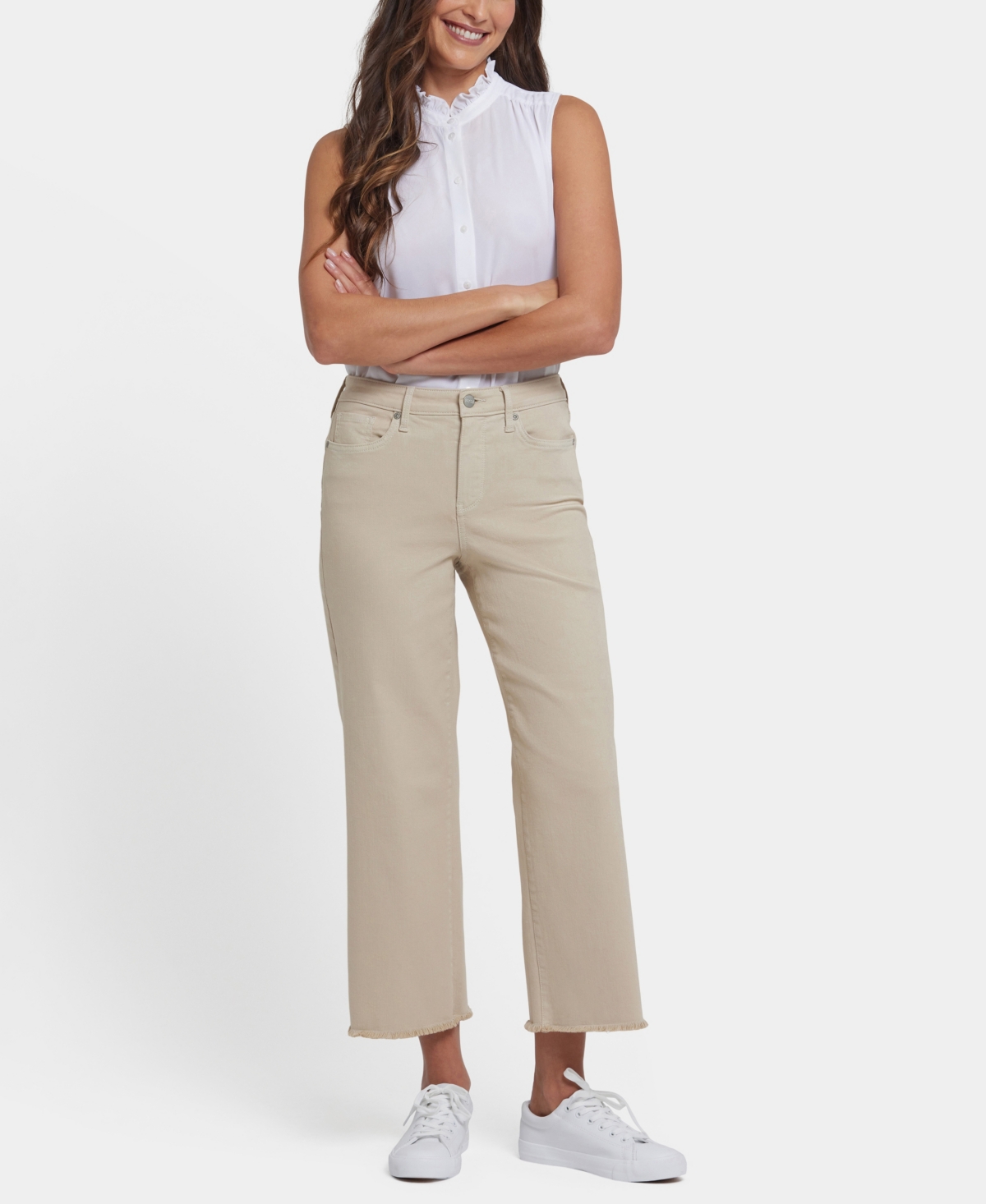 Click here for Nydj Womens High-Rise Coco Relaxed Wide-Leg Crop J... prices