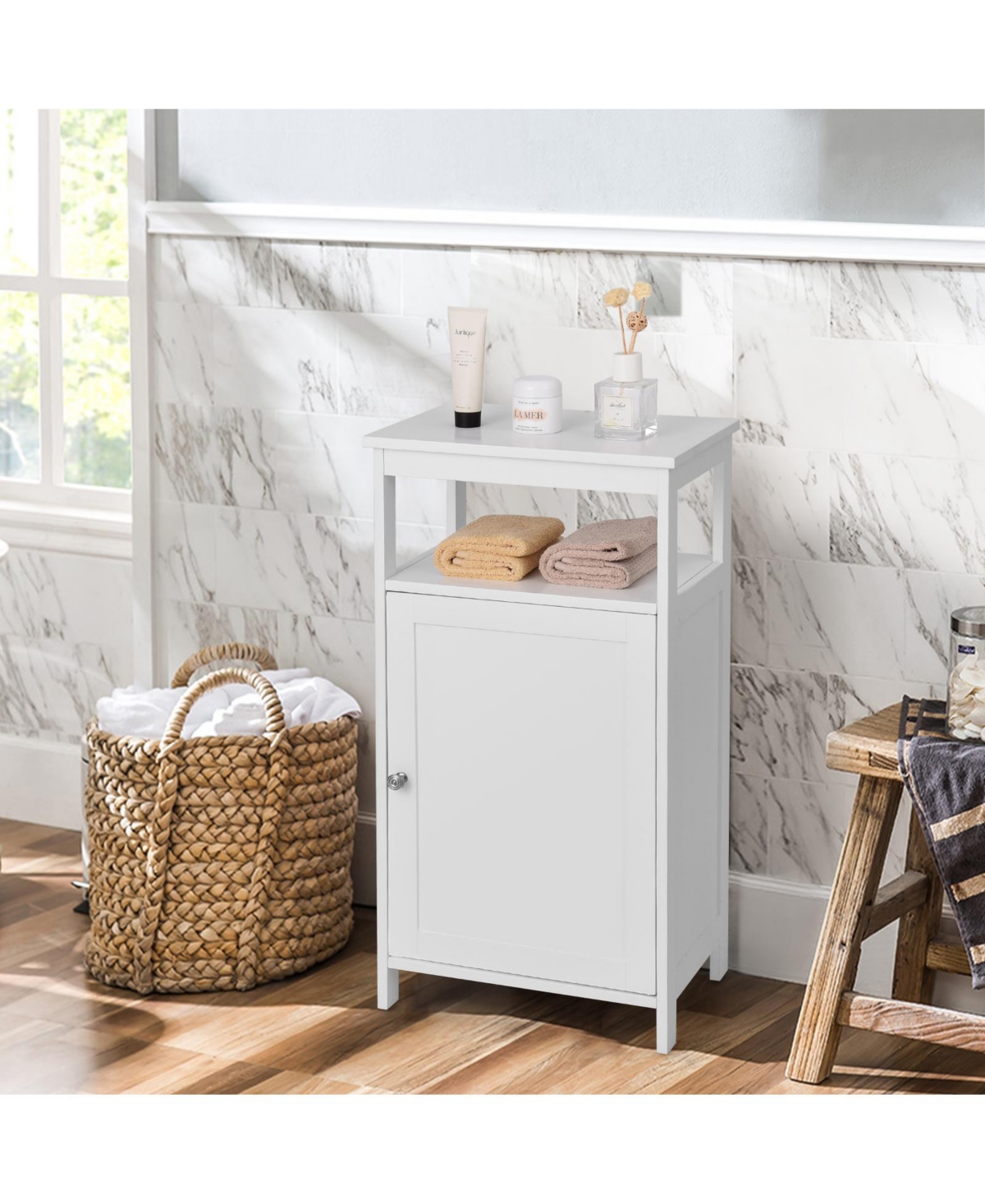 Click here for sumyeg Floor Cabinet Multifunction Storage Rack Or... prices