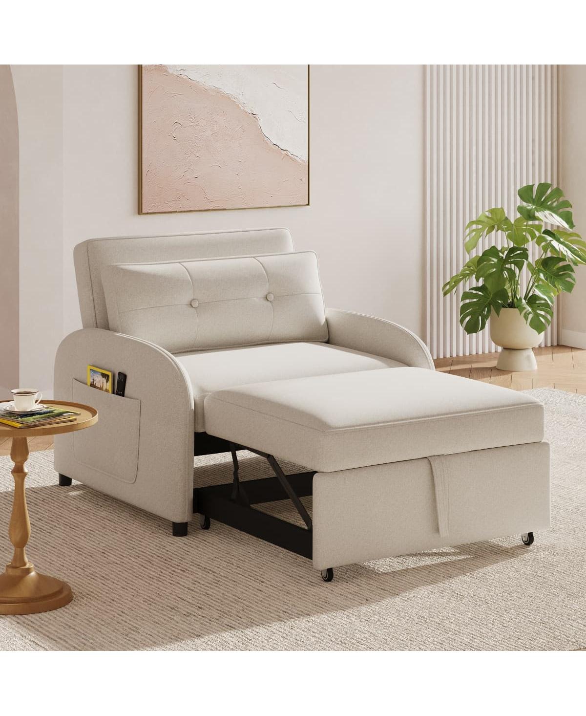 Click here for Maison Boucle 40.5 Wide Convertible Chair Bed Slee... prices