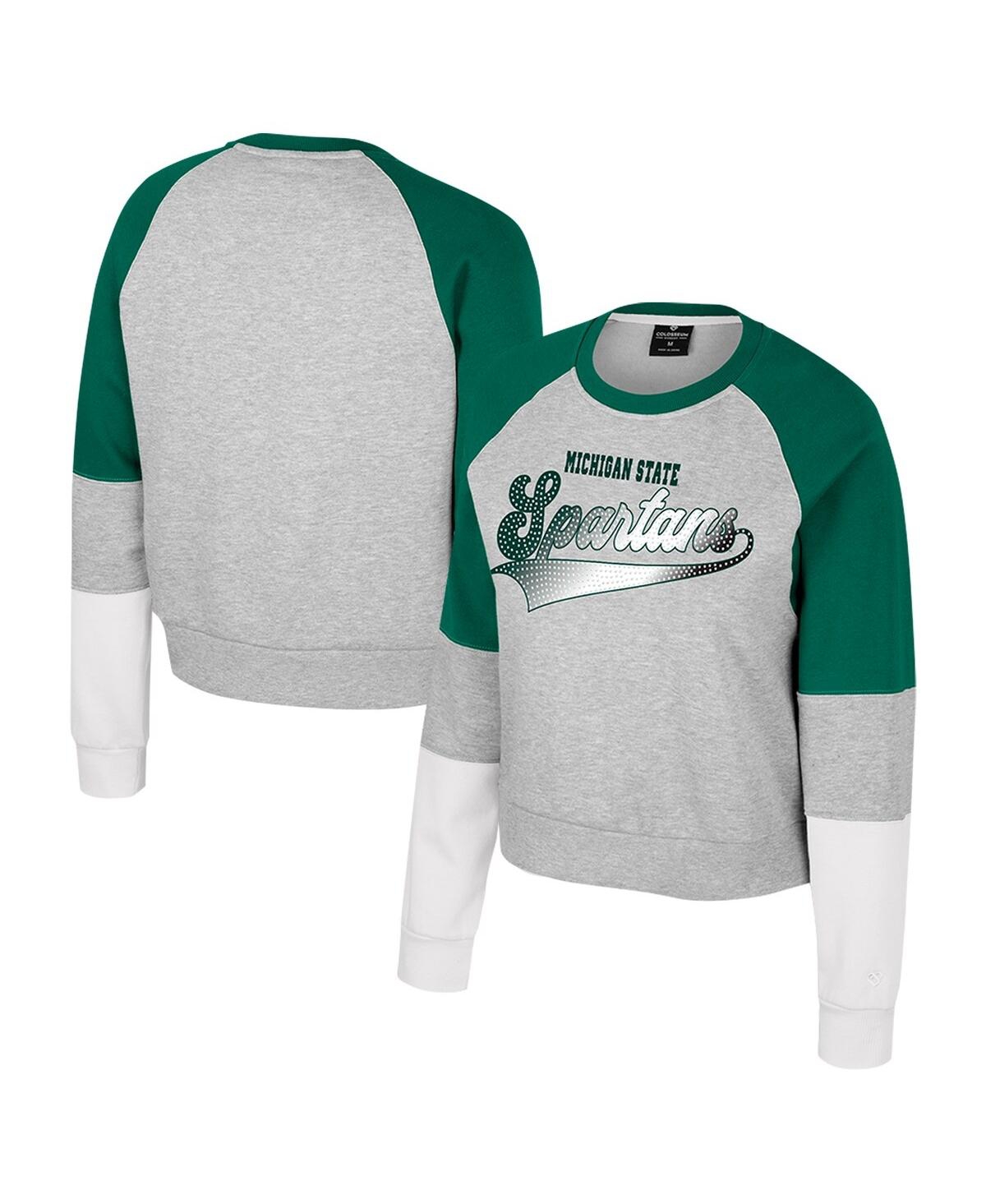 Click here for Colosseum Big Girls Heather Gray Michigan State Sp... prices