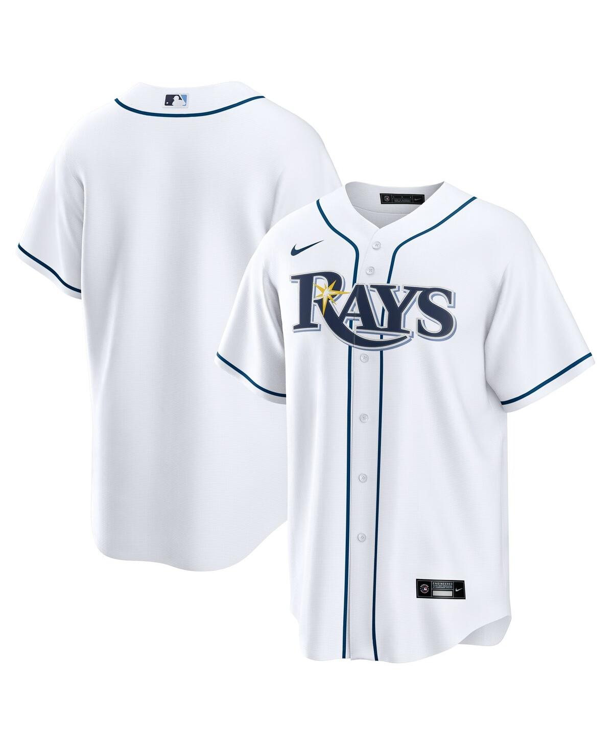 Click here for Nike Mens White Tampa Bay Rays Home Replica Jersey... prices