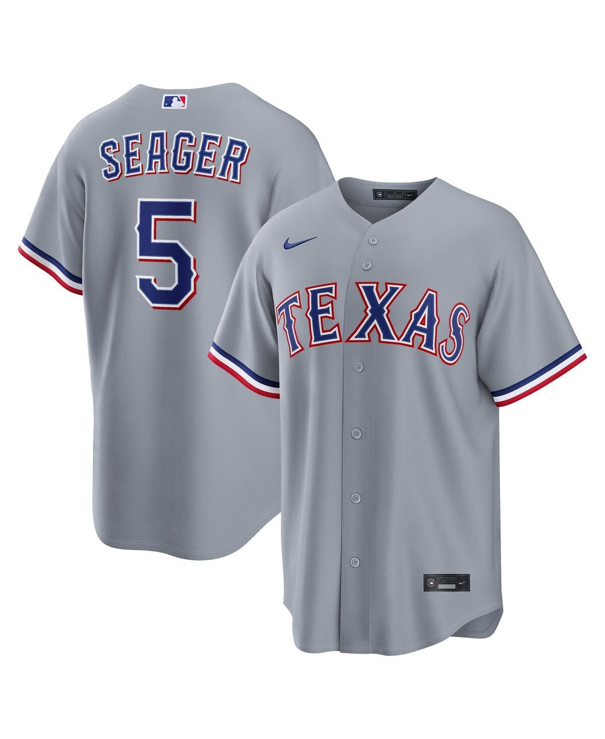Click here for Nike Mens Corey Seager Gray Texas Rangers Road Rep... prices