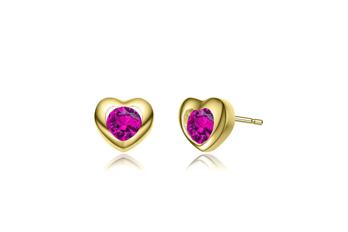 Click here for GiGiGirl Brilliant Colored Cubic Zirconia Dainty H... prices