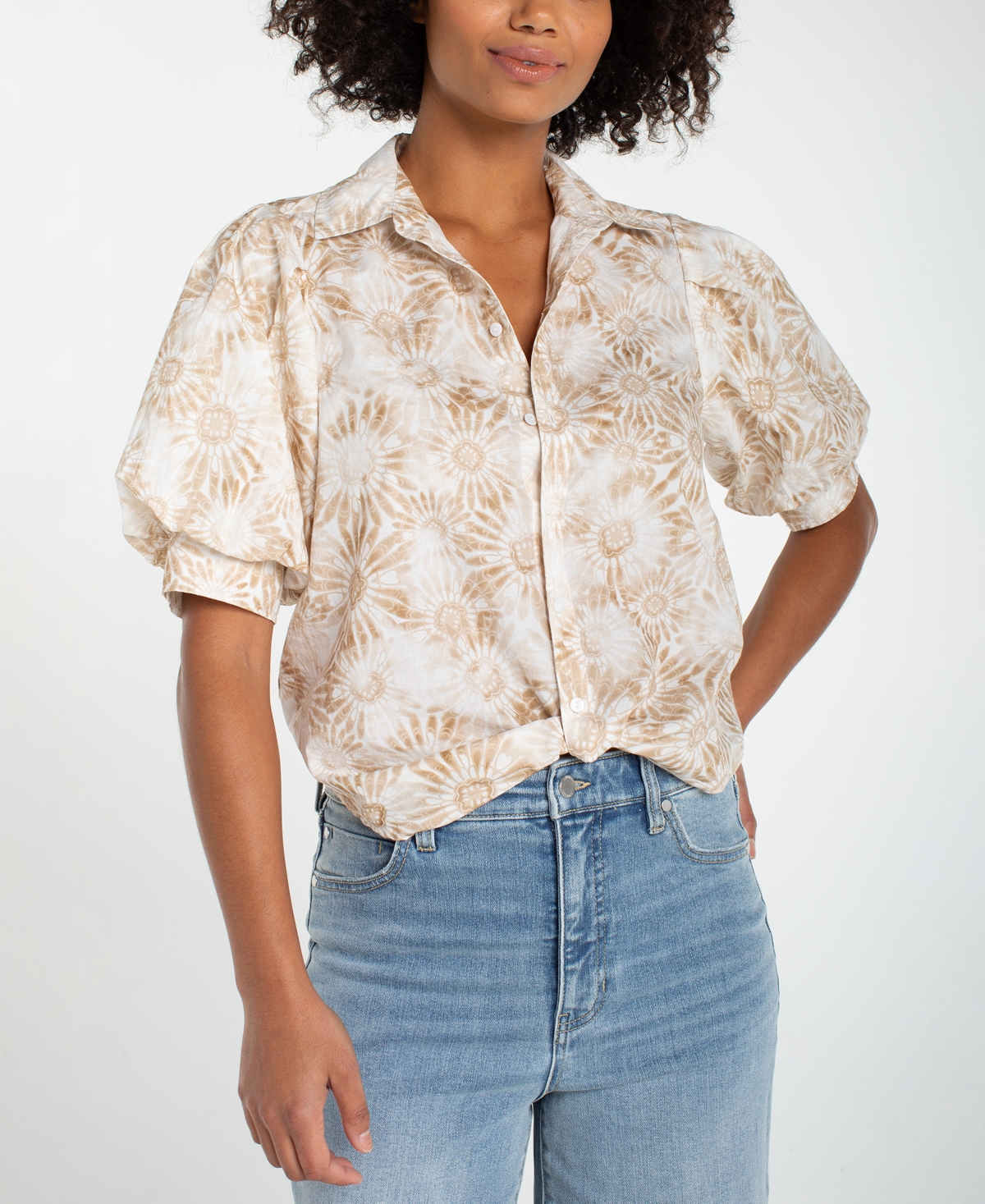 Click here for Liverpool Los Angeles Womens Cotton Puff-Sleeve To... prices