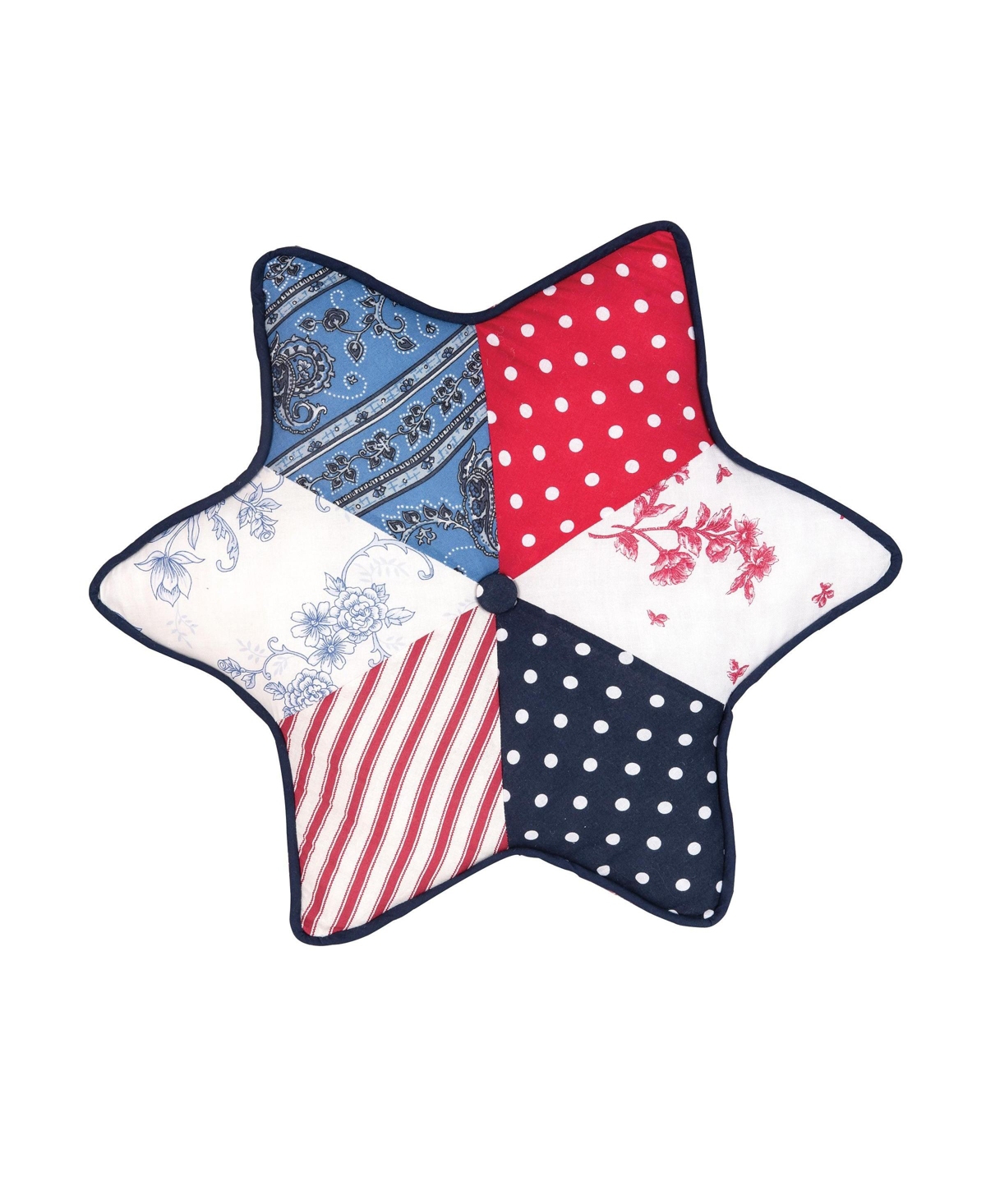 Click here for Gallerie Ii Patriotic Star Shaped Patchwork Patter... prices