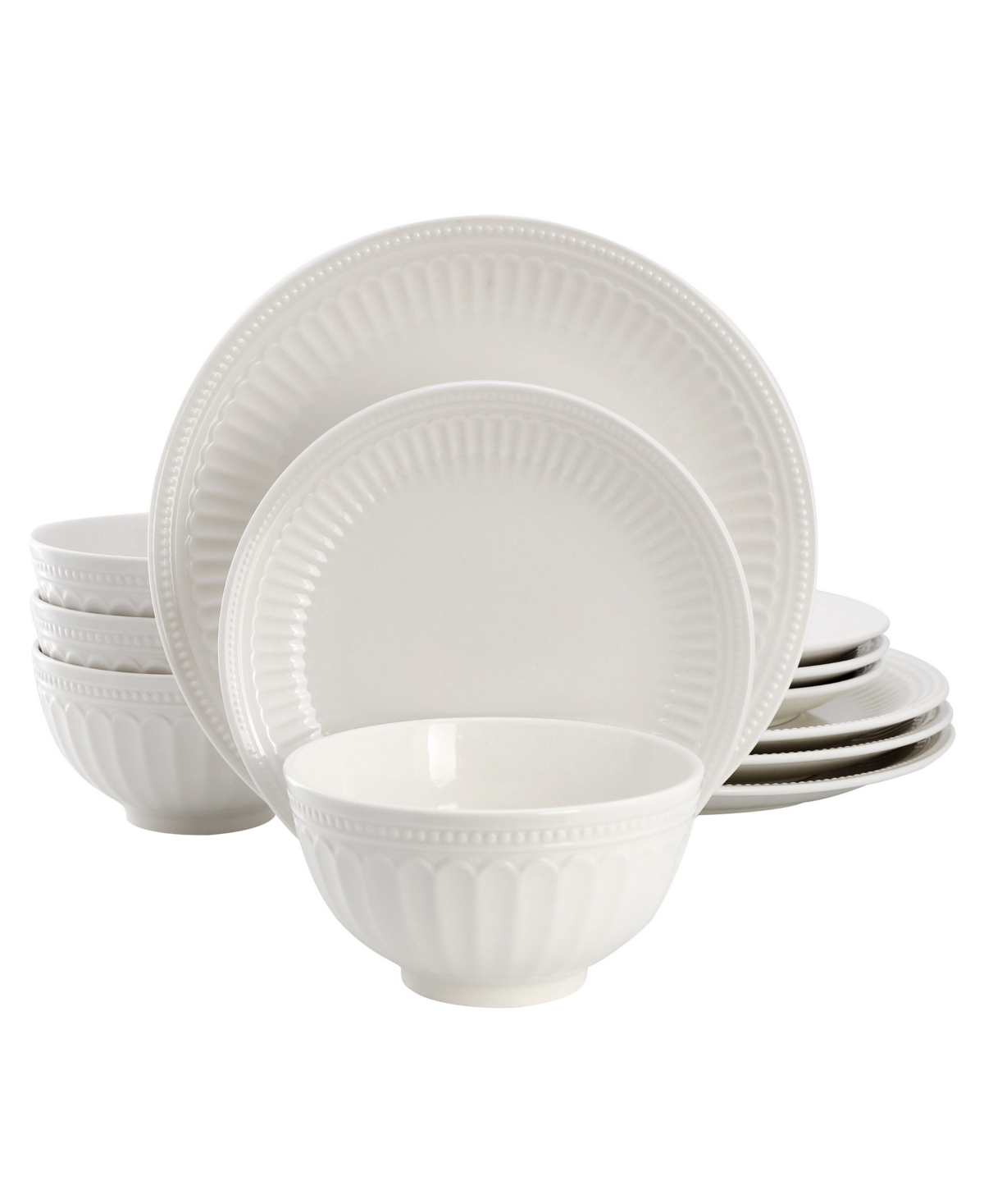Click here for Elama Gabriella 12-Piece Dinnerware Set  Service F... prices