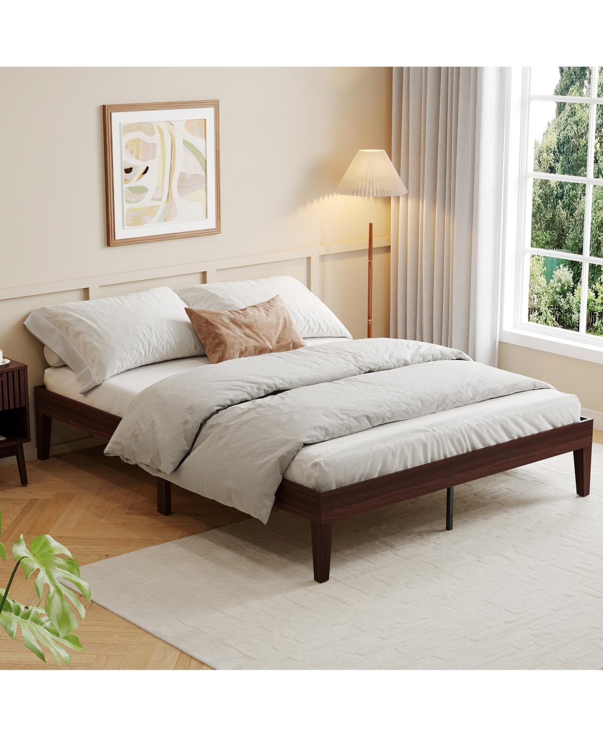 Click here for gaomon 14 Inch Queen Size Platform Bed Frame  No B... prices