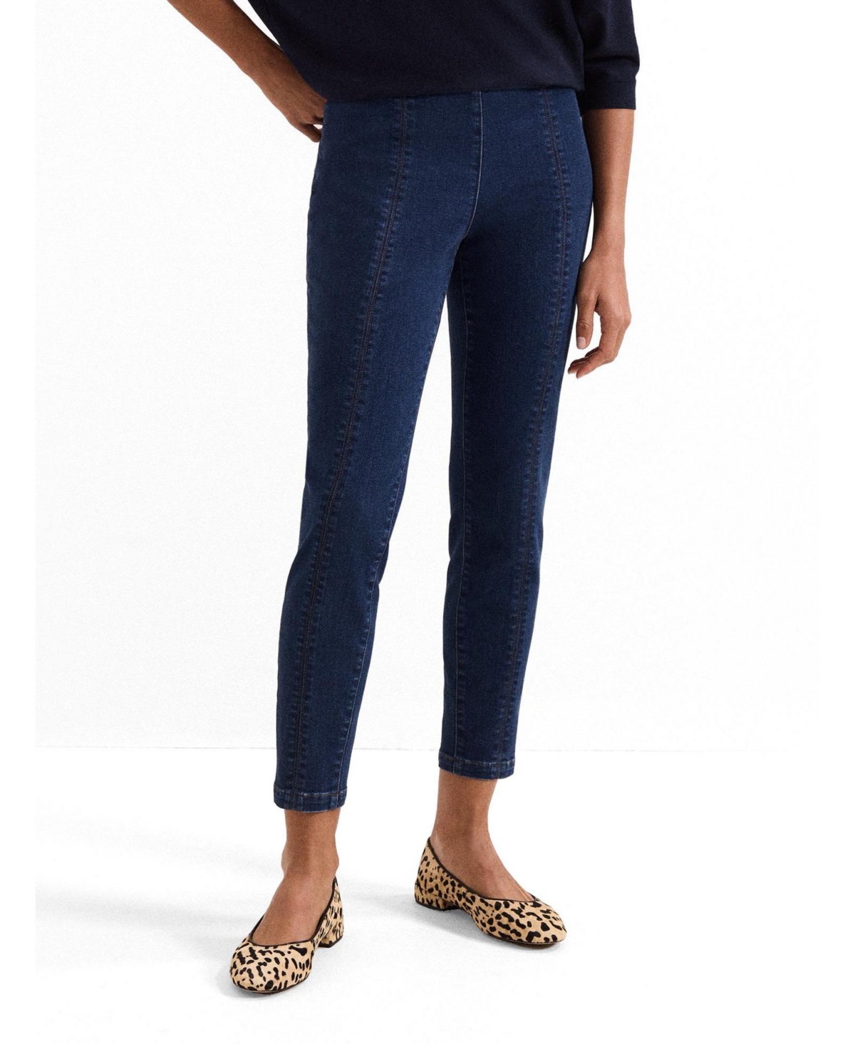 Click here for Phase Eight Womens Immie Denim Trousers - Dark Blu... prices