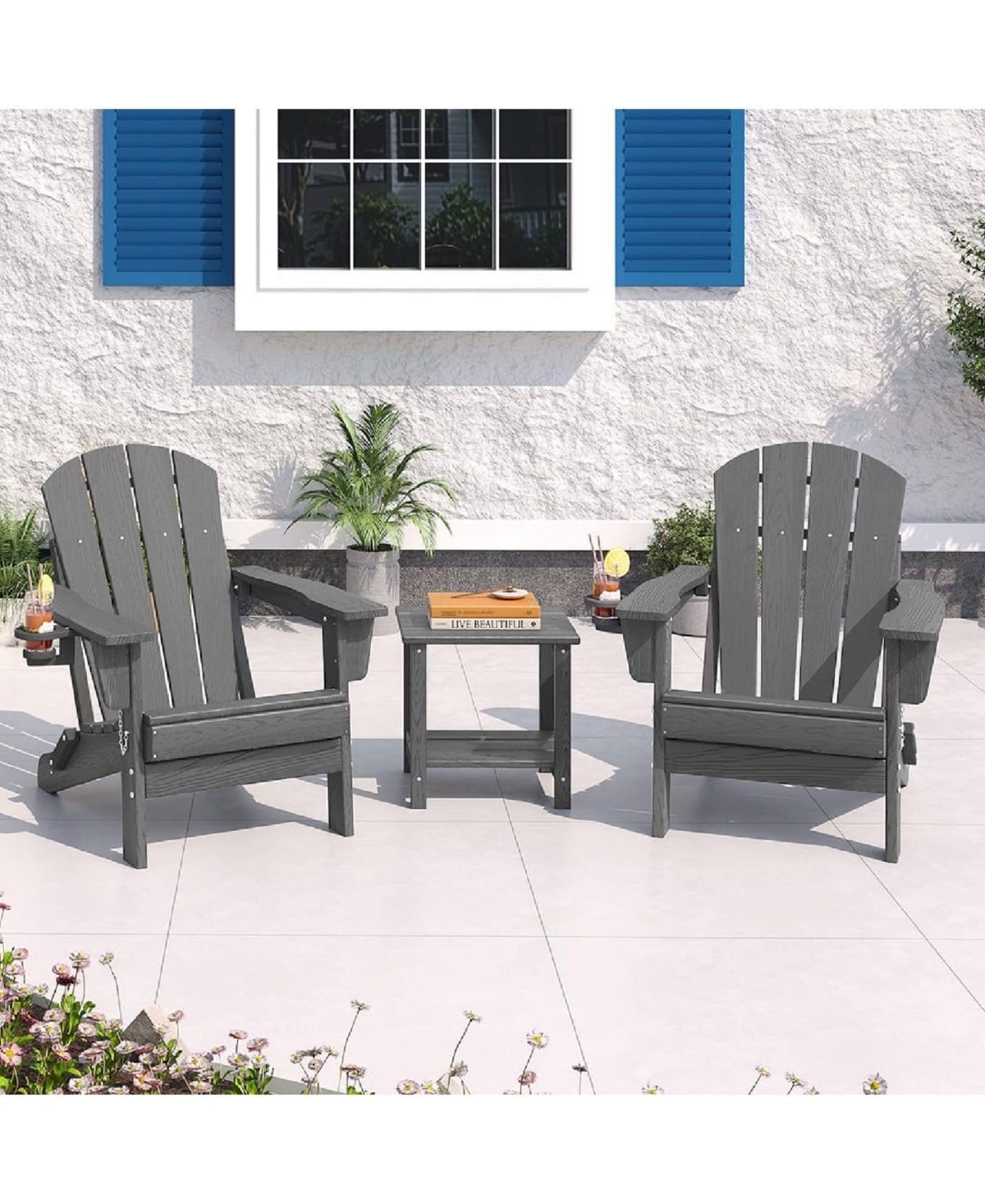 Click here for Xo 2 Piece All Weather Resistent Outdoor Patio Cha... prices