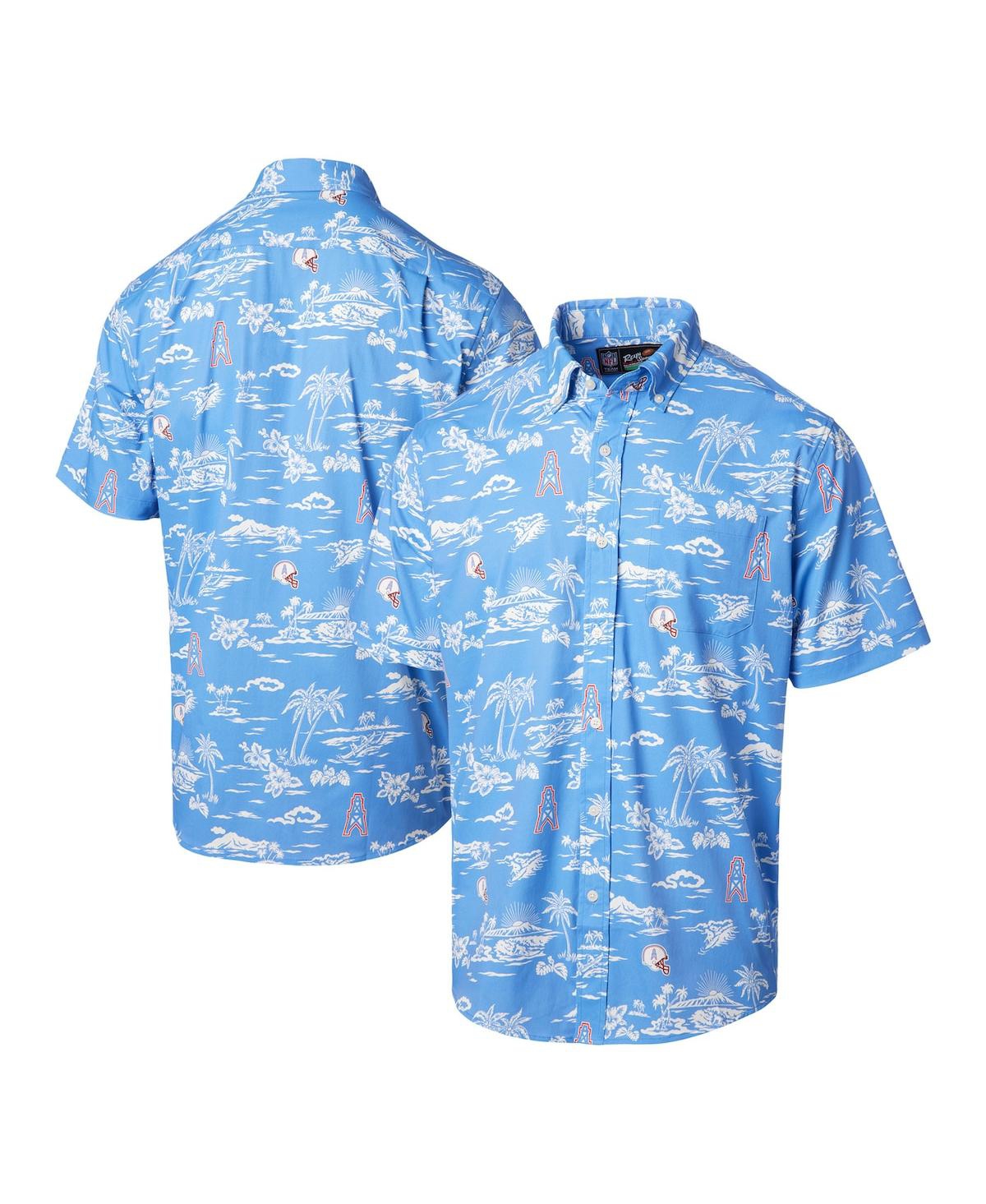 Click here for Reyn Spooner Mens Light Blue Houston Oilers Throwb... prices