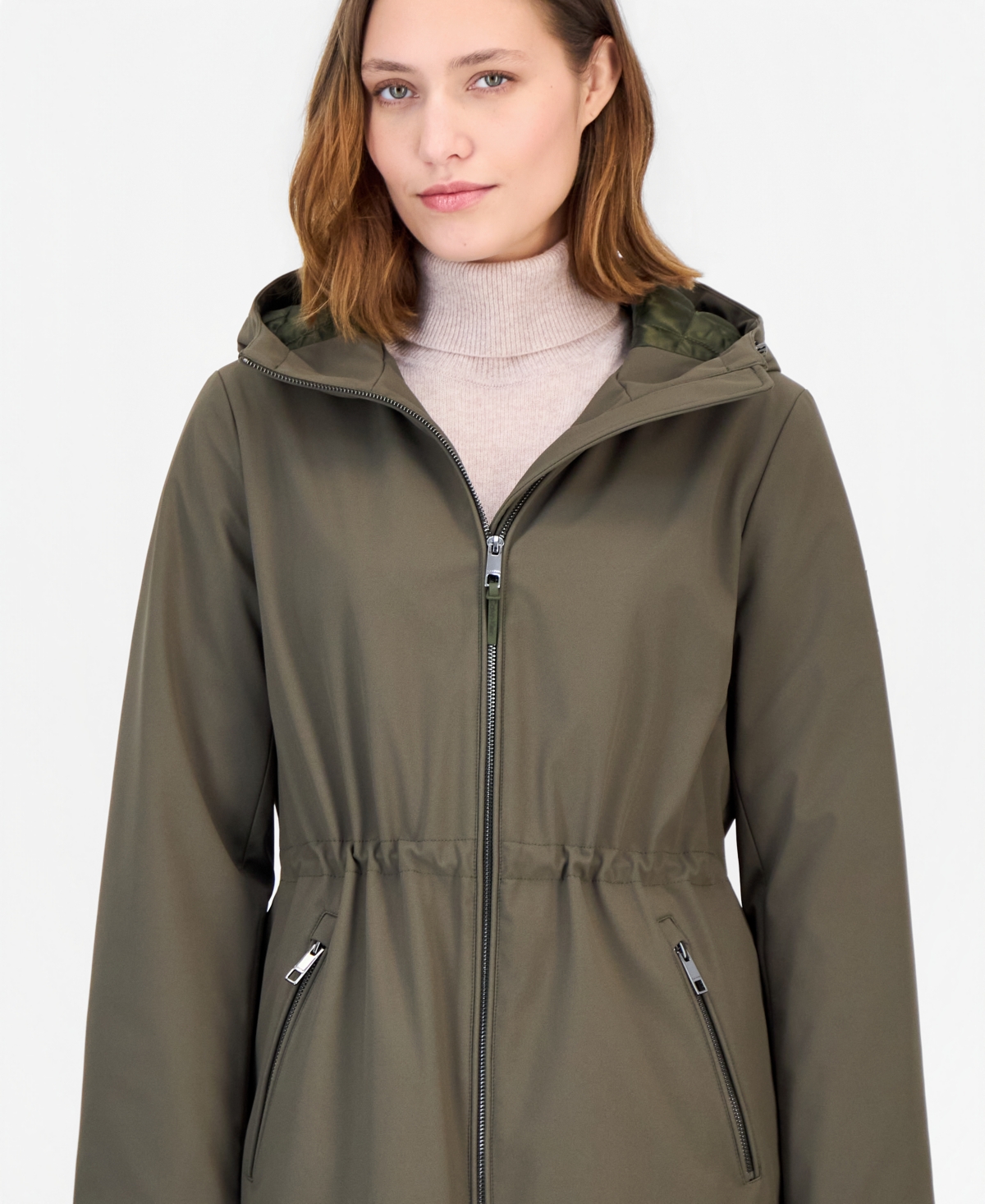 Click here for Calvin Klein Petite Hooded Anorak Coat  Created fo... prices