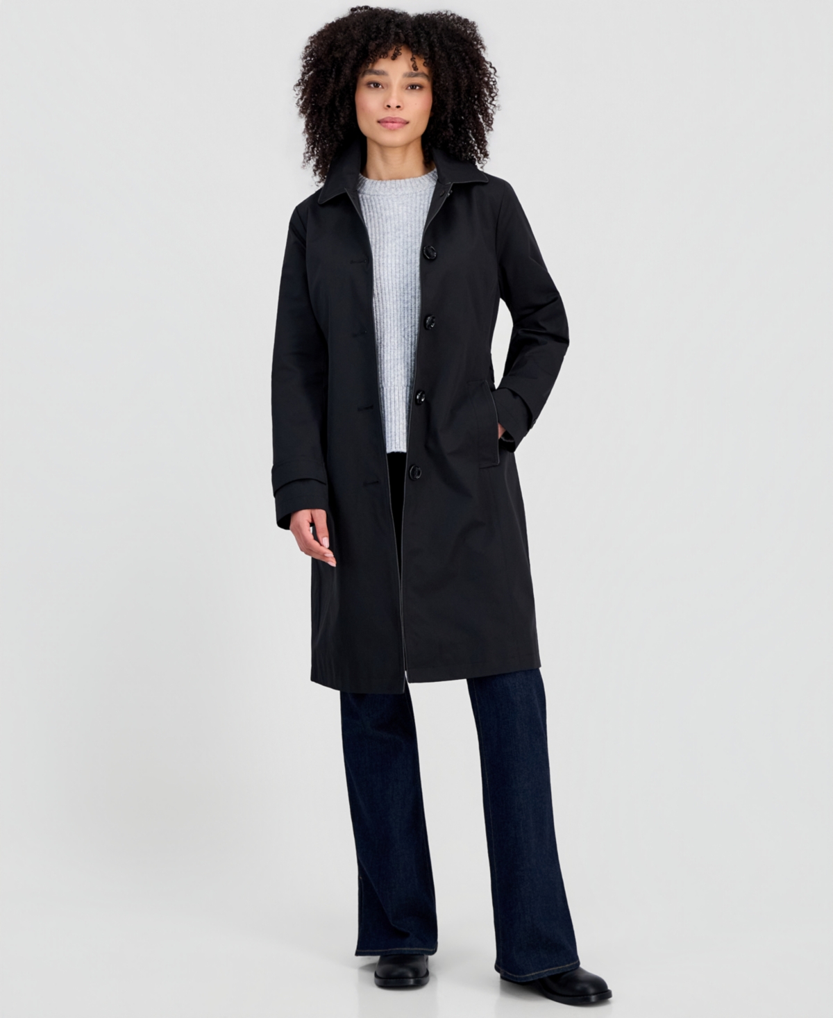 Click here for Michael Michael Kors Womens Single-Breasted Trench... prices