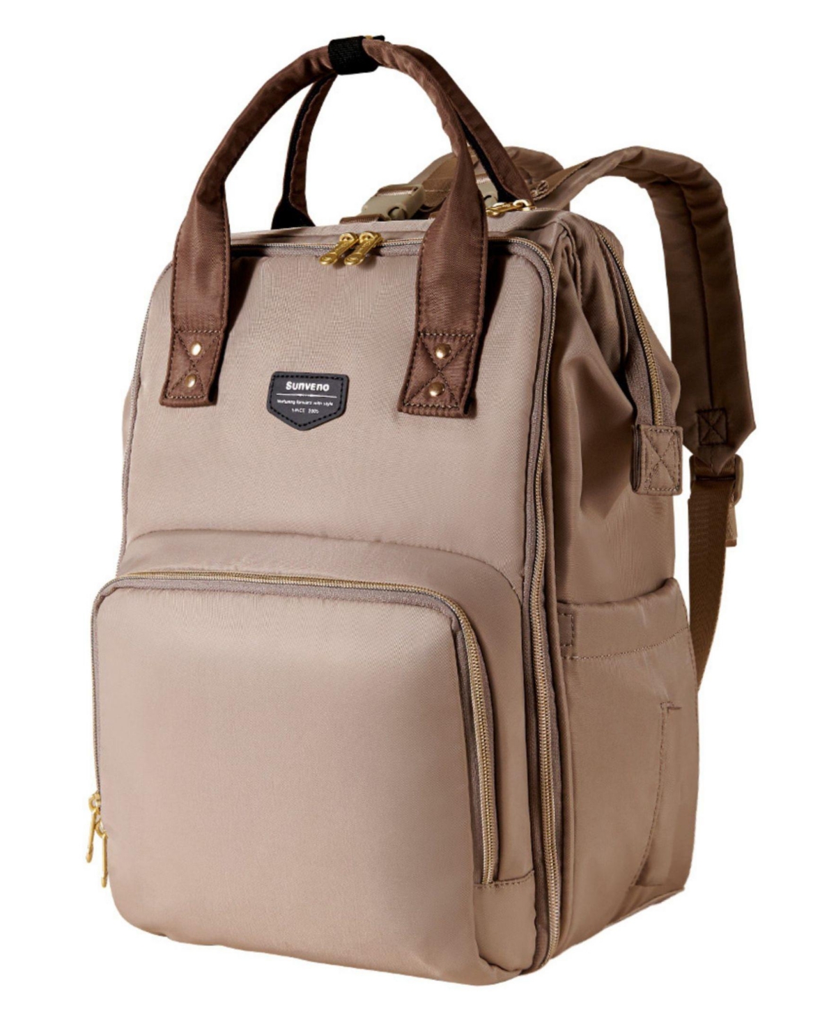 Click here for Sunveno Open-Wide Frame Diaper Backpack with Insul... prices