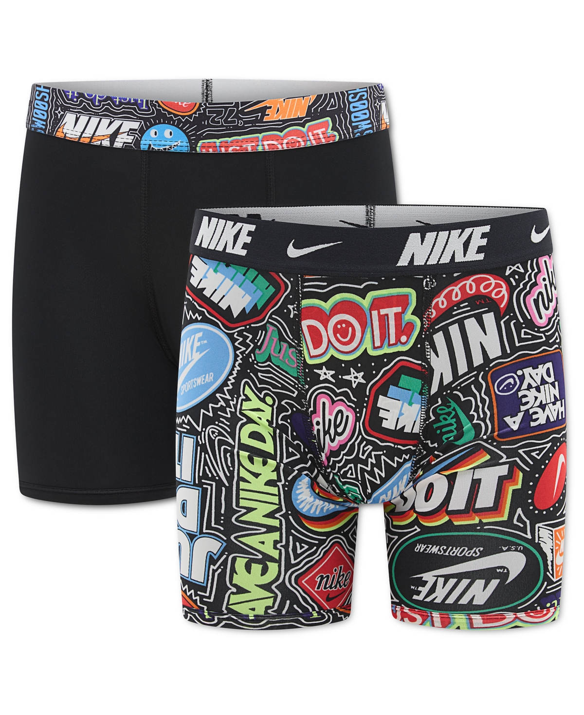 Click here for Nike Boys 8-20 Printed Long Boxer Briefs  2-Pack -... prices