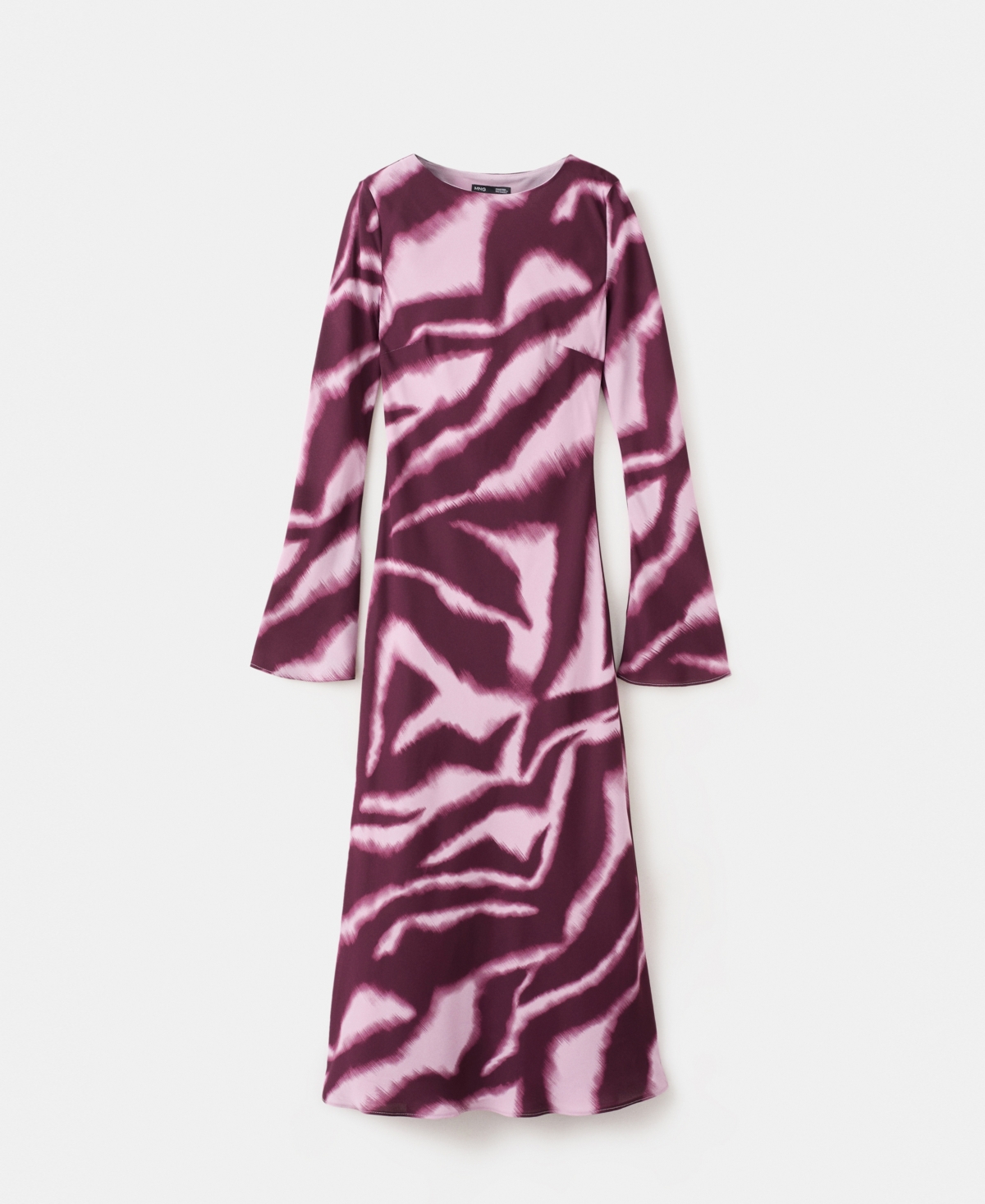 Click here for Mango Womens A-Line Animal-Print Dress - Lilac prices