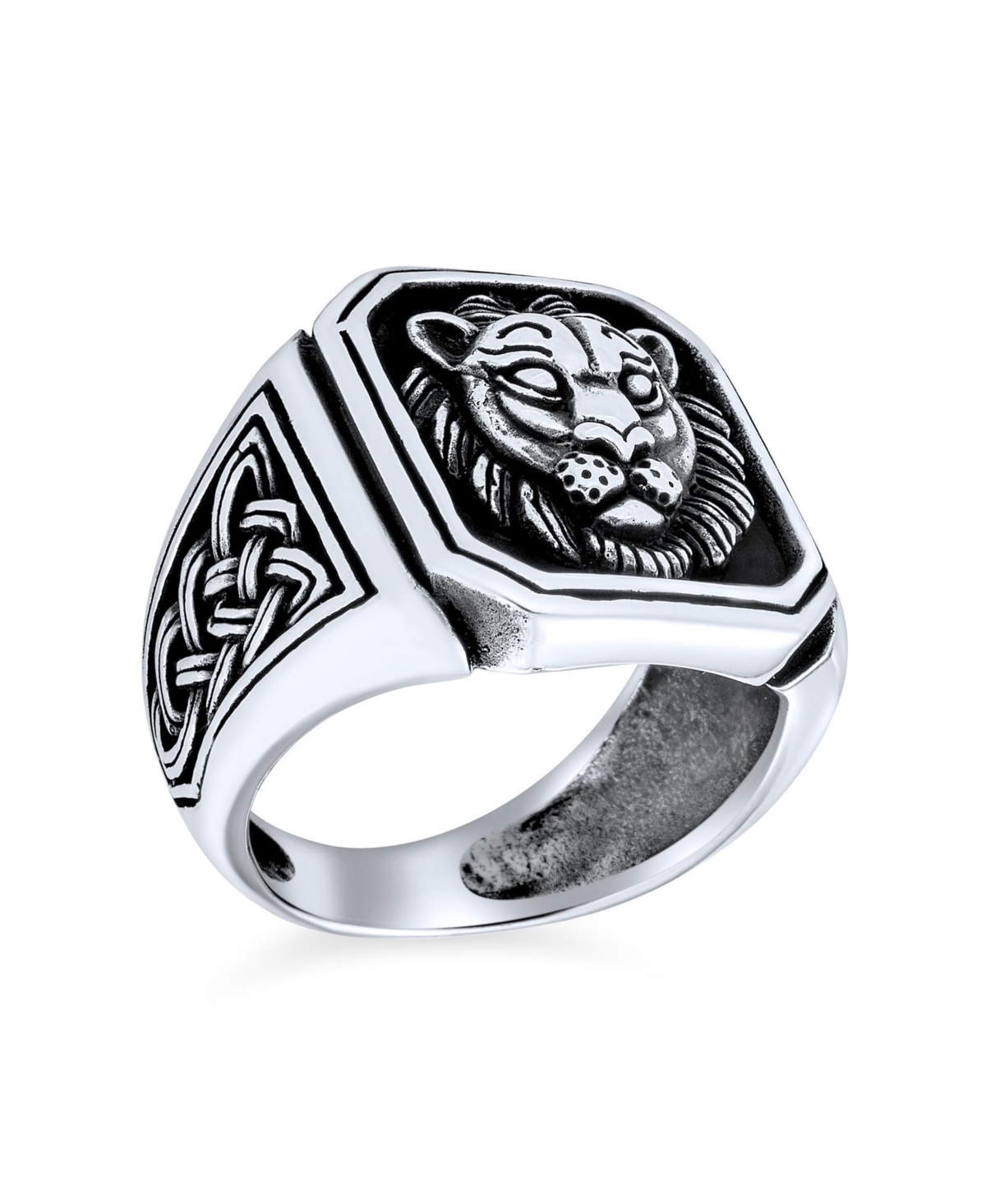 Click here for Bling Jewelry Masculine King of Jungle Lion Ring .... prices