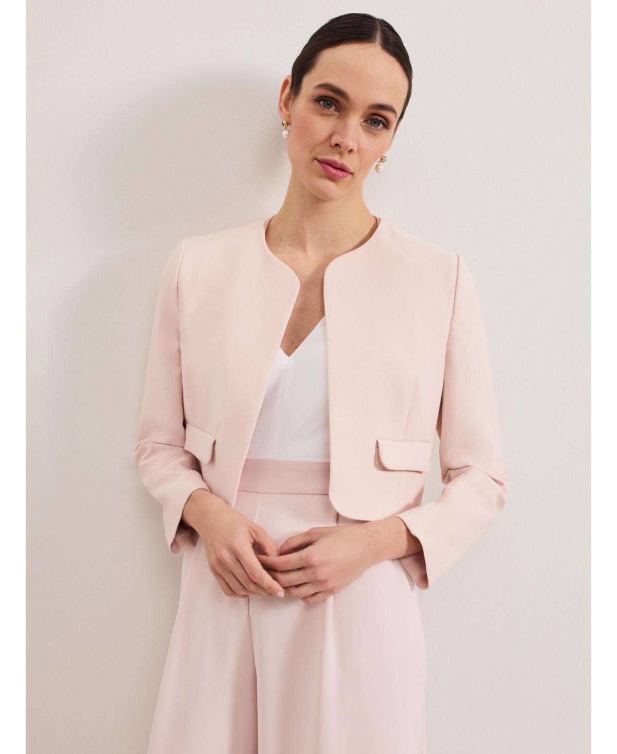Click here for Phase Eight Womens Emma Cropped Tailored Jacket -... prices