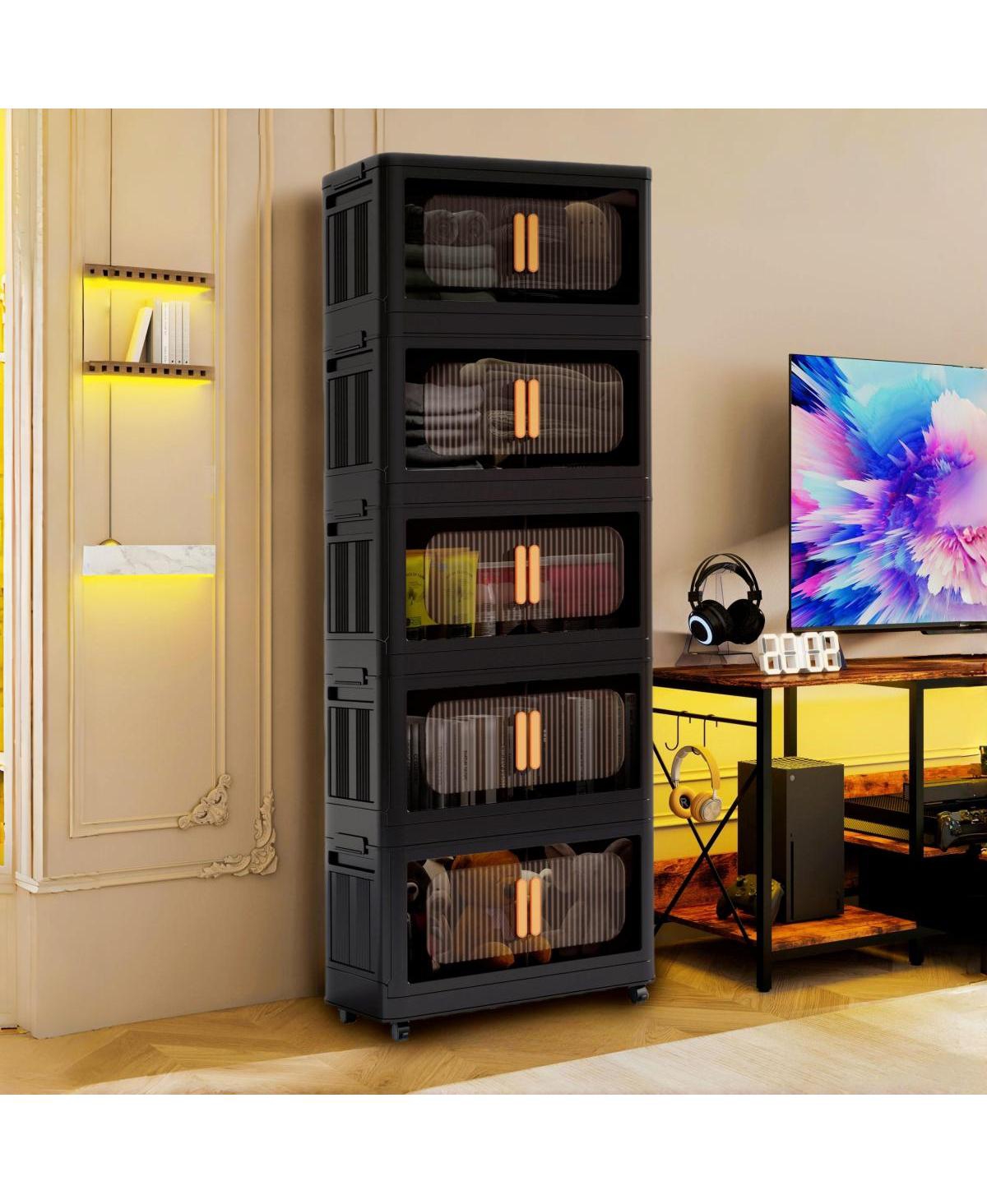 Click here for Streamdale Furniture 20 Inch Wide 5-Tier Foldable... prices