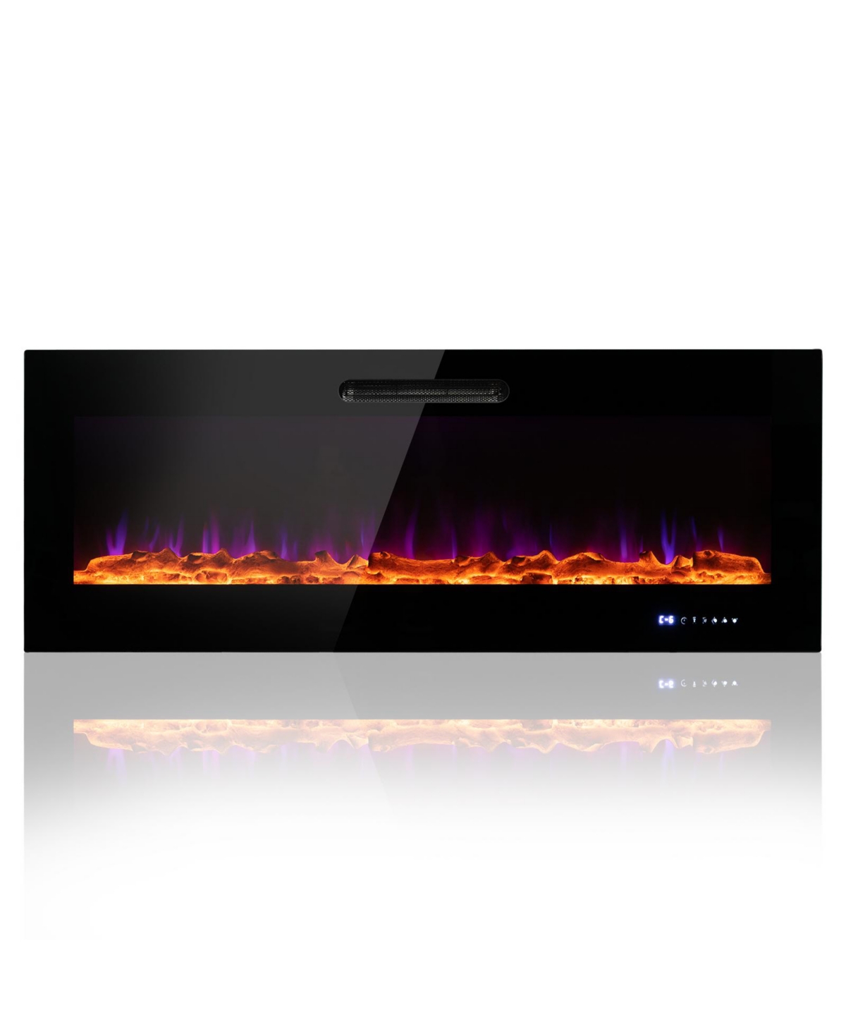 Click here for Ecooso 60 Inch Wall Mounted Recessed Electric Fire... prices