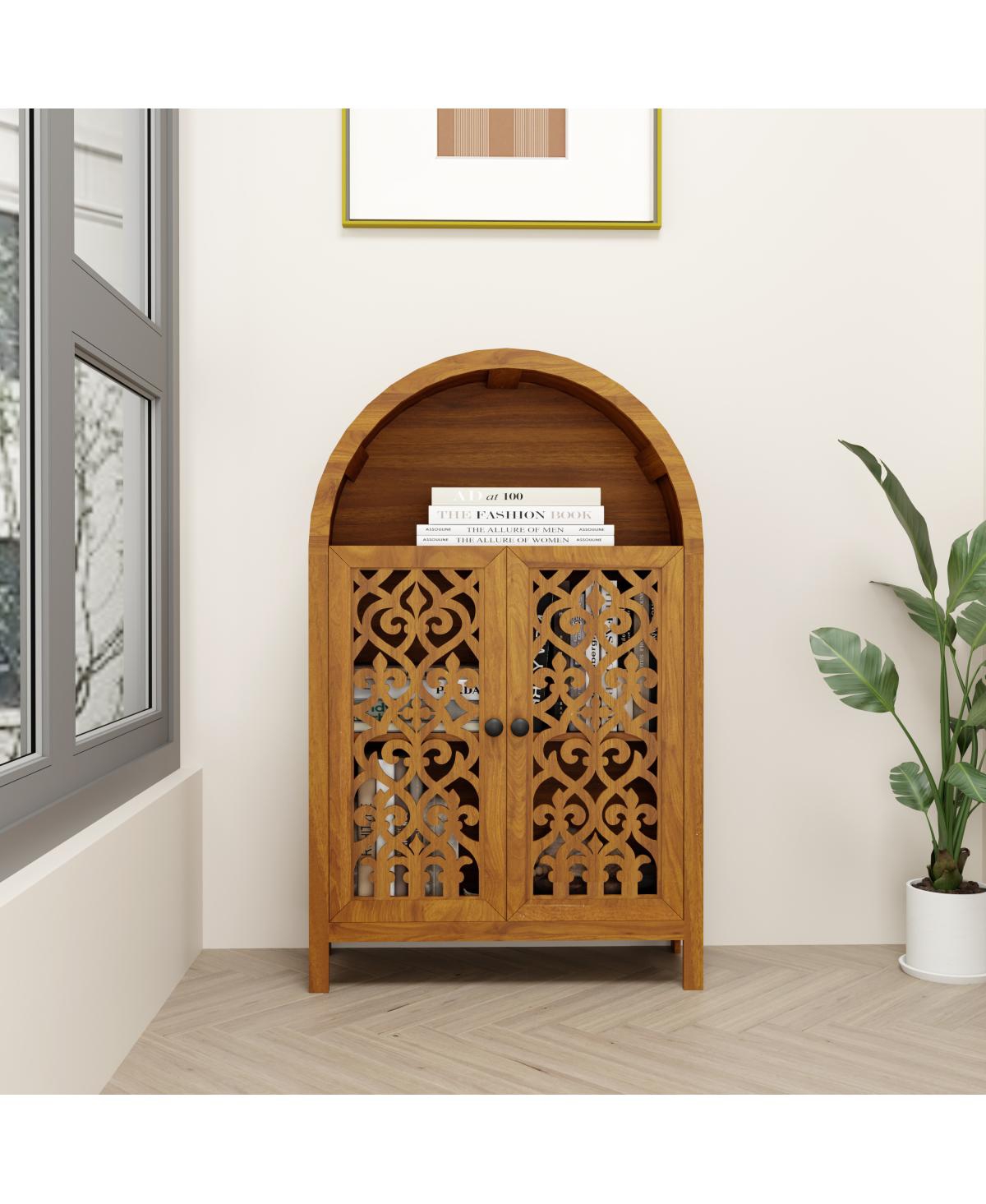 Click here for Streamdale Furniture Hand-Carved Solid Wood Arched... prices