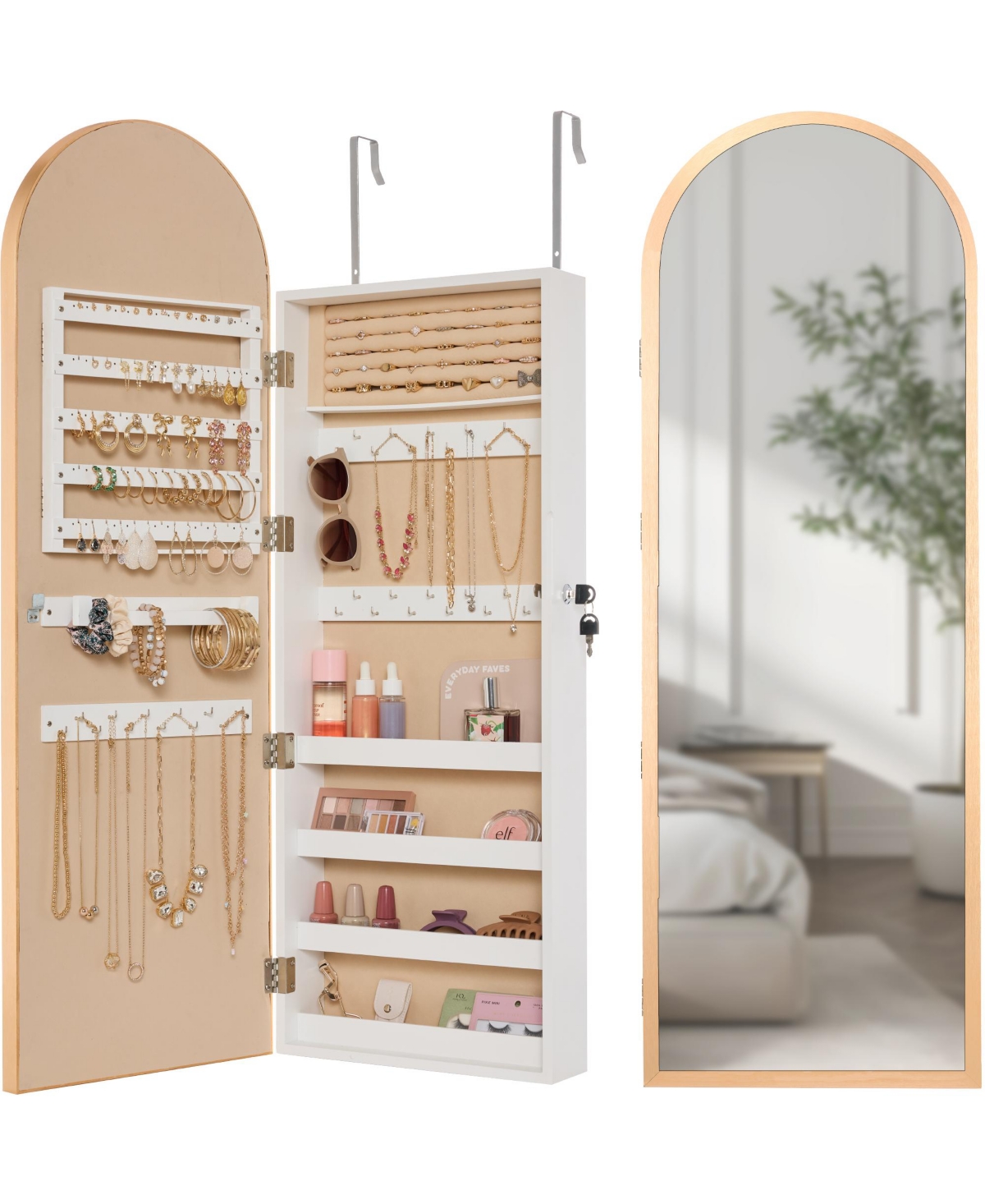 Click here for Best Choice Products Door/Wall Mounted Arch Mirror... prices