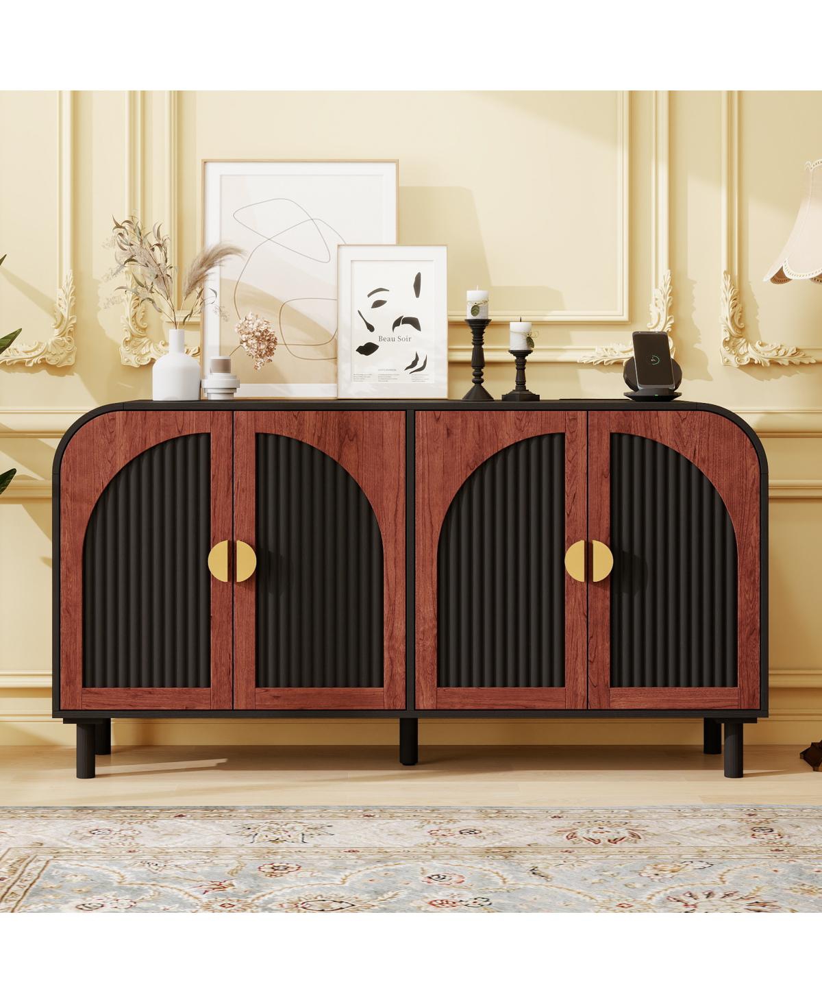 Click here for Streamdale Furniture Vintage Arched 4-Door Sideboa... prices