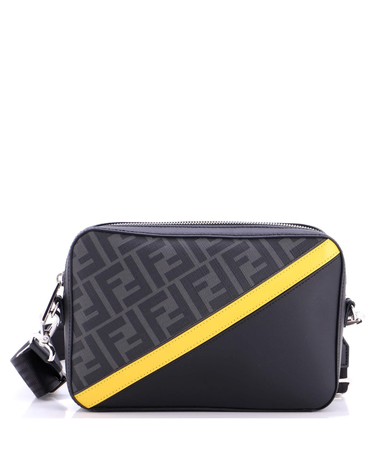 Click here for Pre-Owned Fendi Small Camera Case Bag Zucca Coated... prices