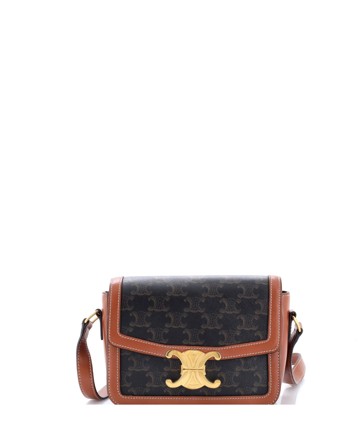 Click here for Pre-Owned Celine Teen Triomphe Shoulder Bag Triomp... prices