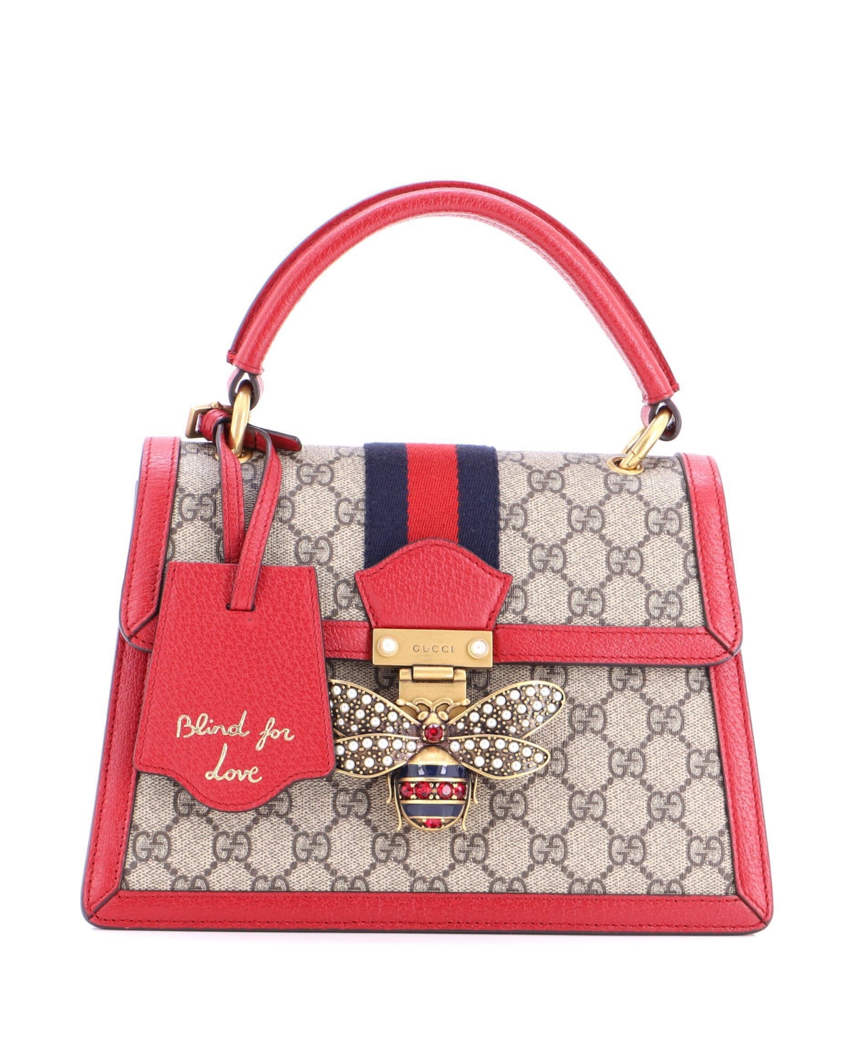 Click here for Pre-Owned Gucci Small Queen Margaret Top Handle Ba... prices