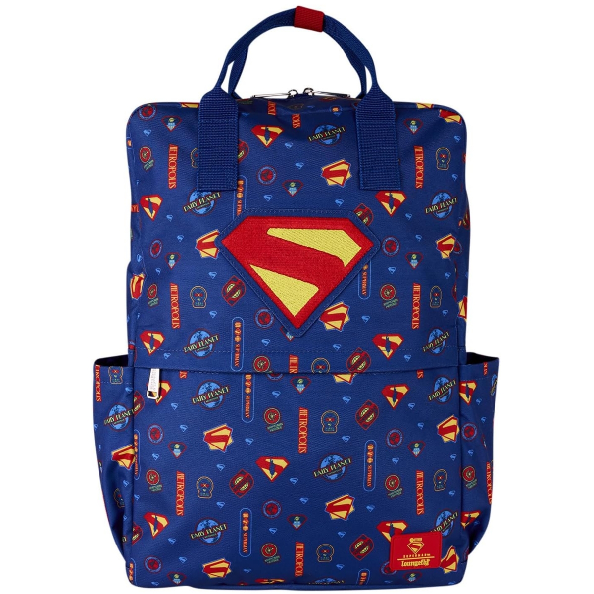 Click here for Loungefly Dc Superman Nylon Full-Size School Backp... prices