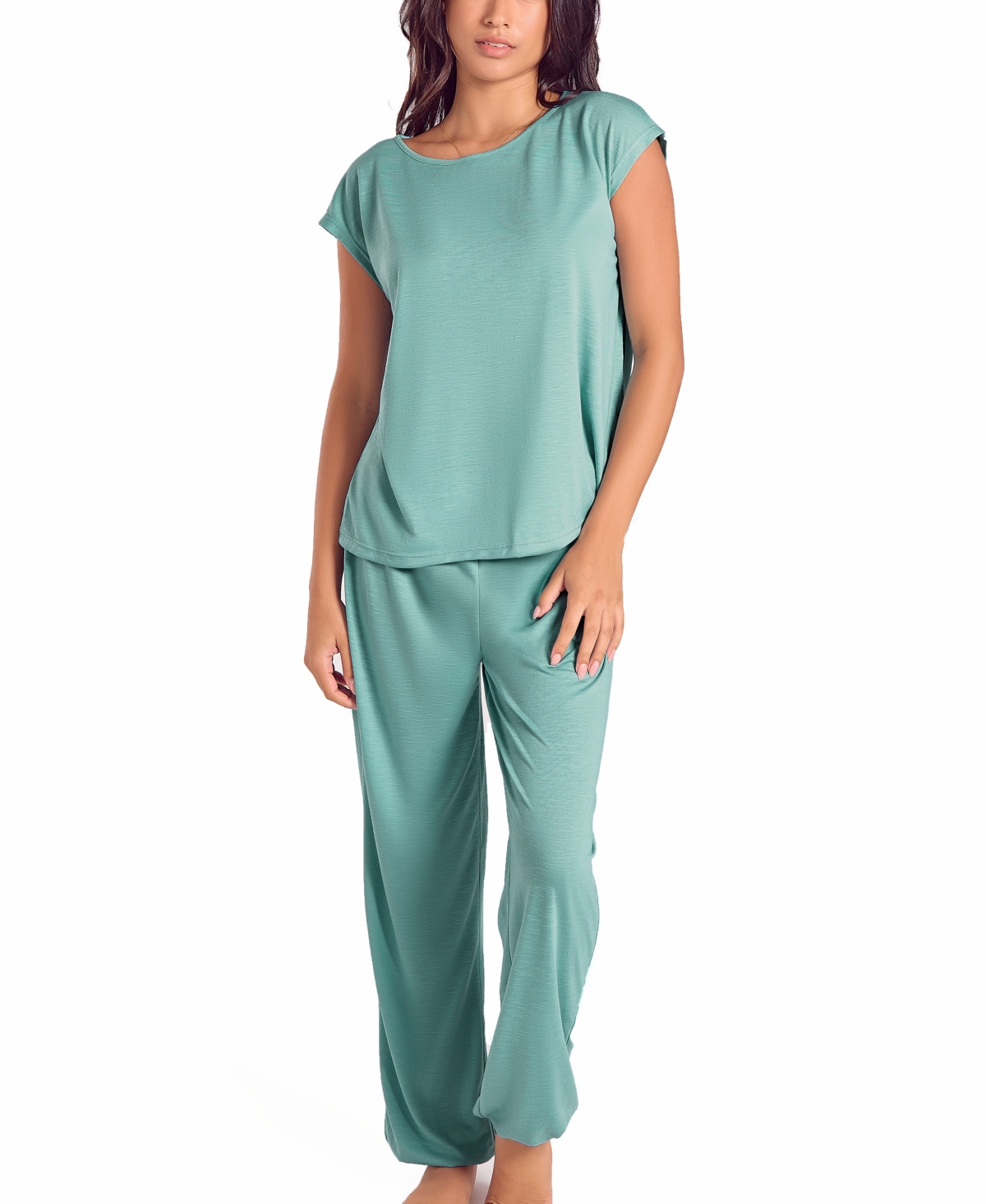 Click here for iCollection Plus Size Soft Breathable Pajama Set w... prices