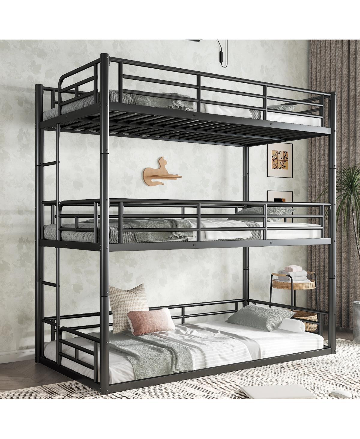 Click here for Streamdale Furniture Twin Over Twin Over Twin Meta... prices