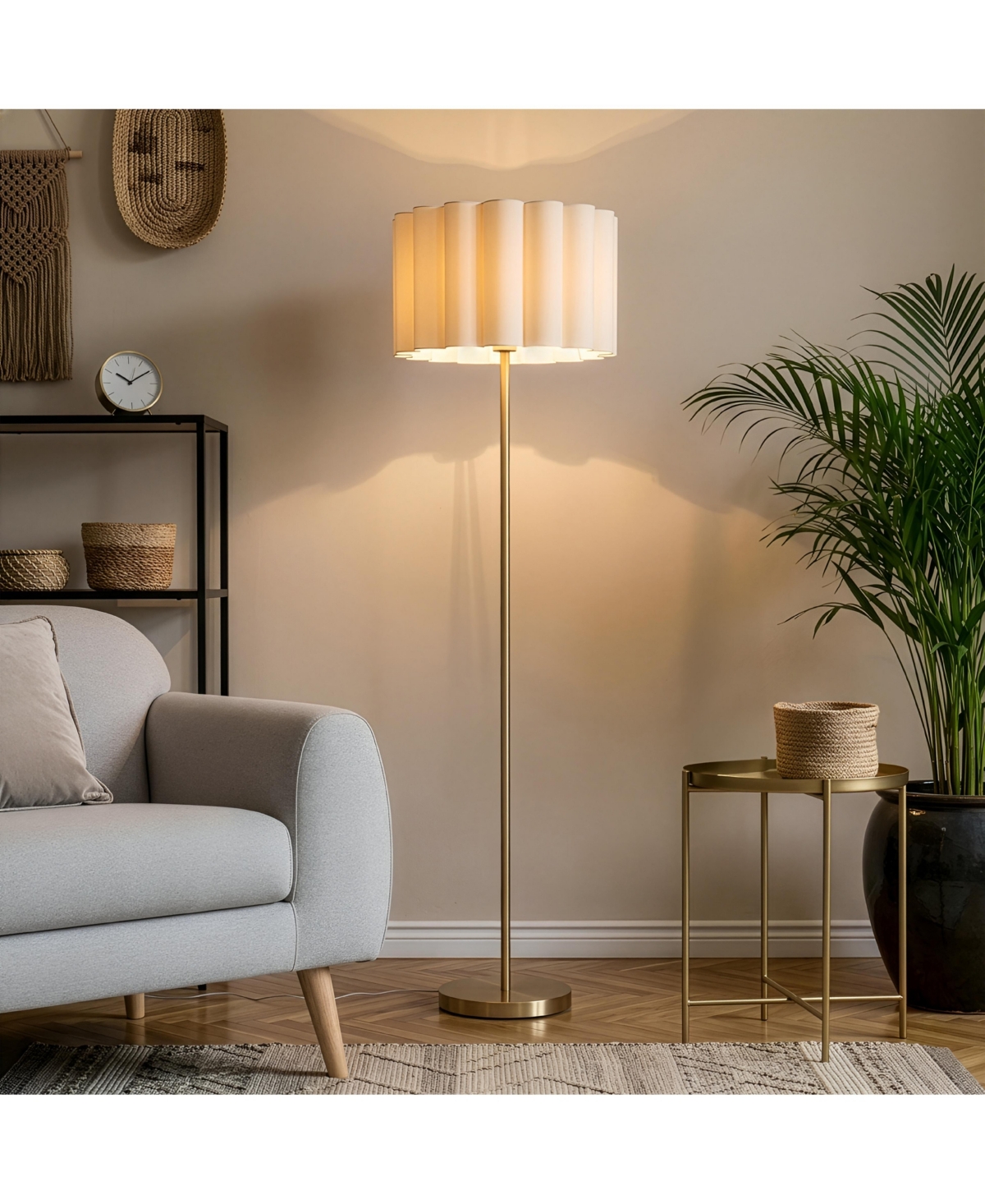 Click here for Brightech Estelle Brass Floor Lamp 65 Living Room... prices